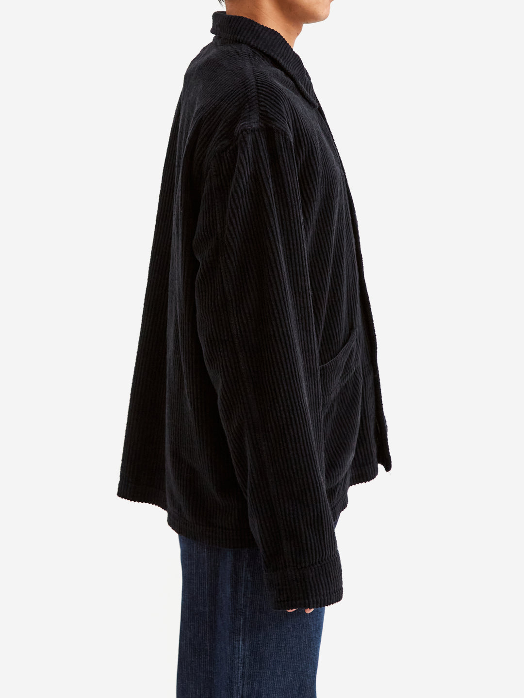 Our Legacy Archive Box Jacket - Worn Black Rustic Cord – Goodhood