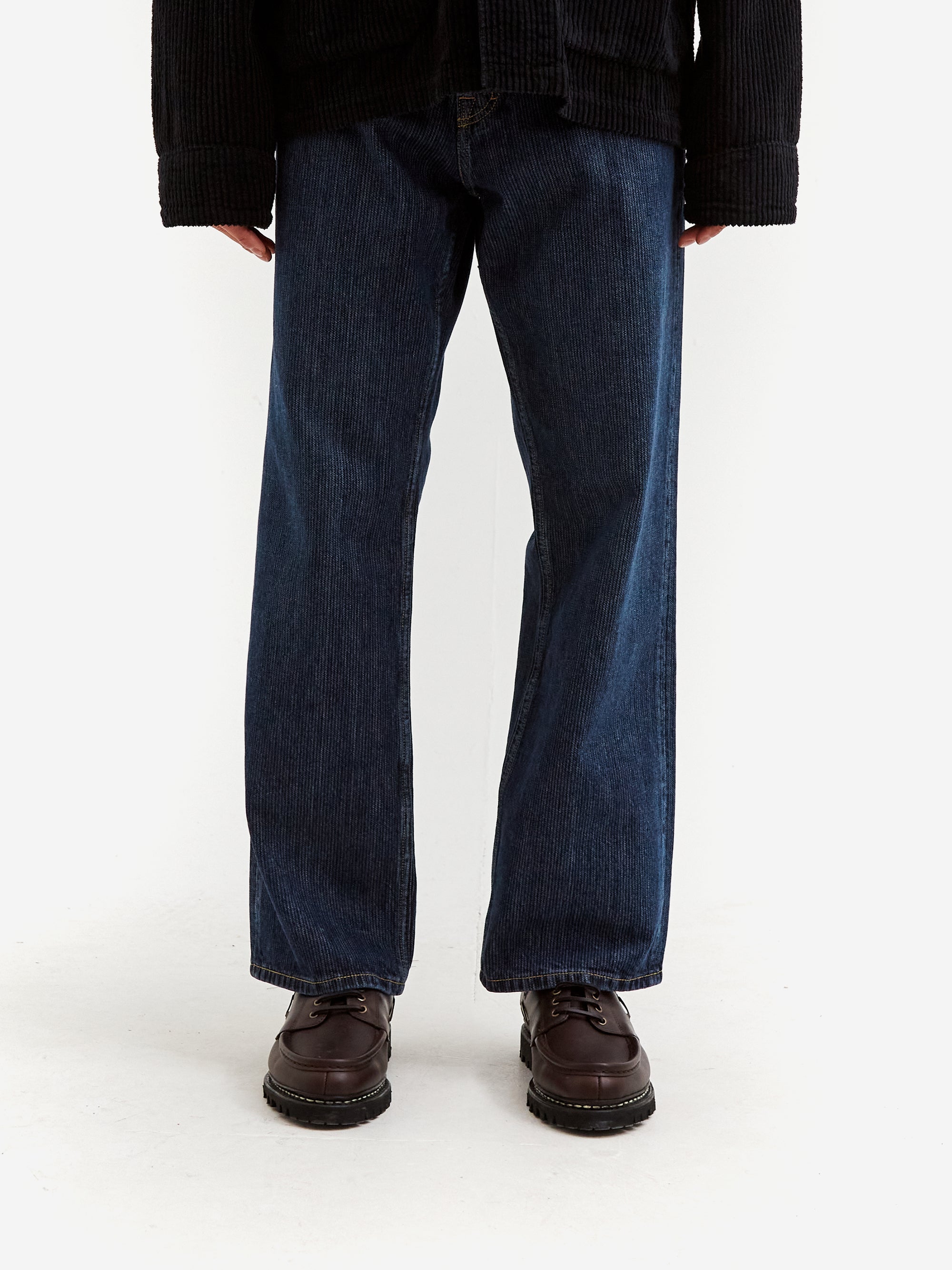 Our Legacy Third Cut - Deep Blue Chain Twill – Goodhood