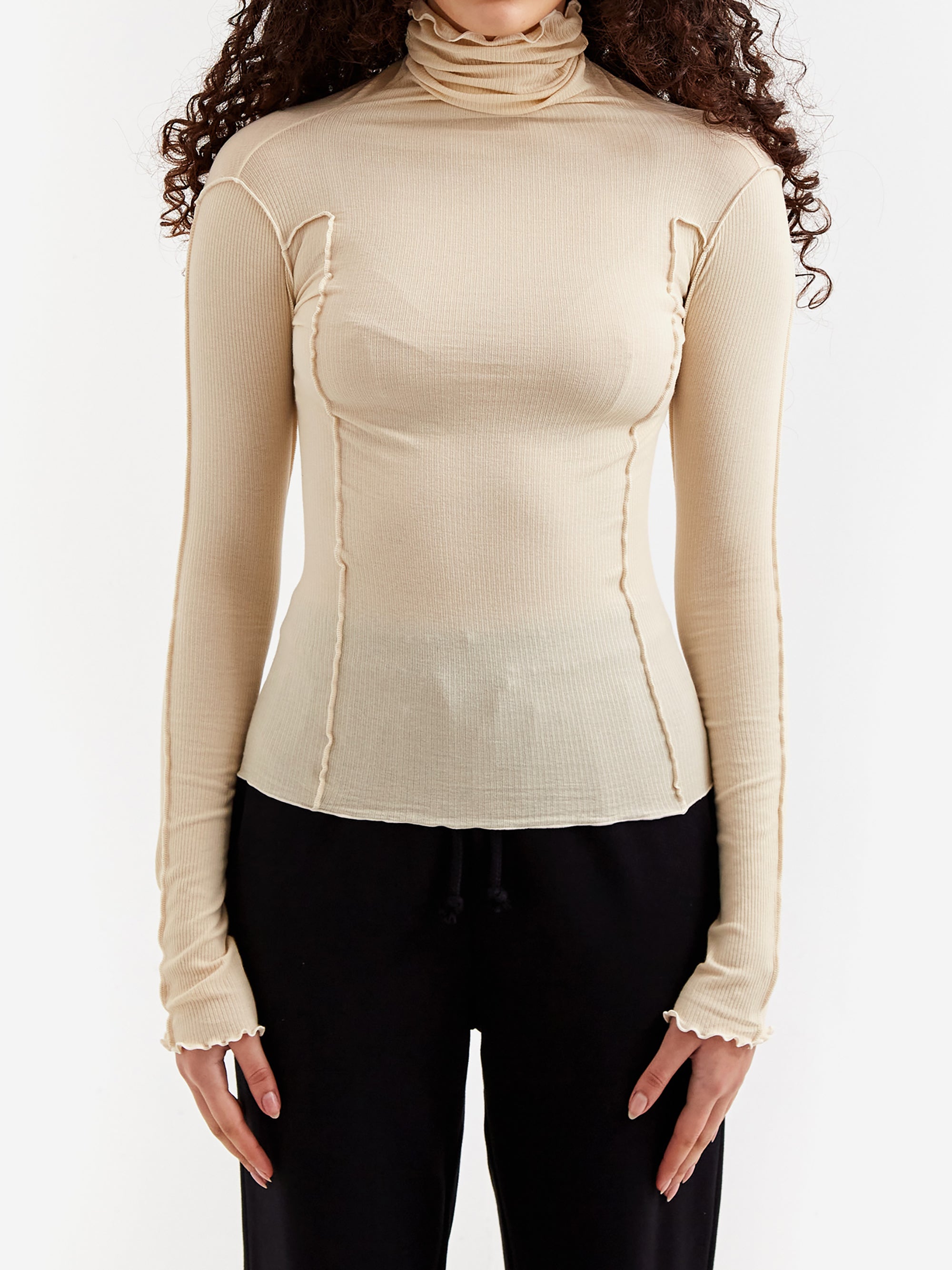 Baserange Omato Turtle Neck - Off White – Goodhood