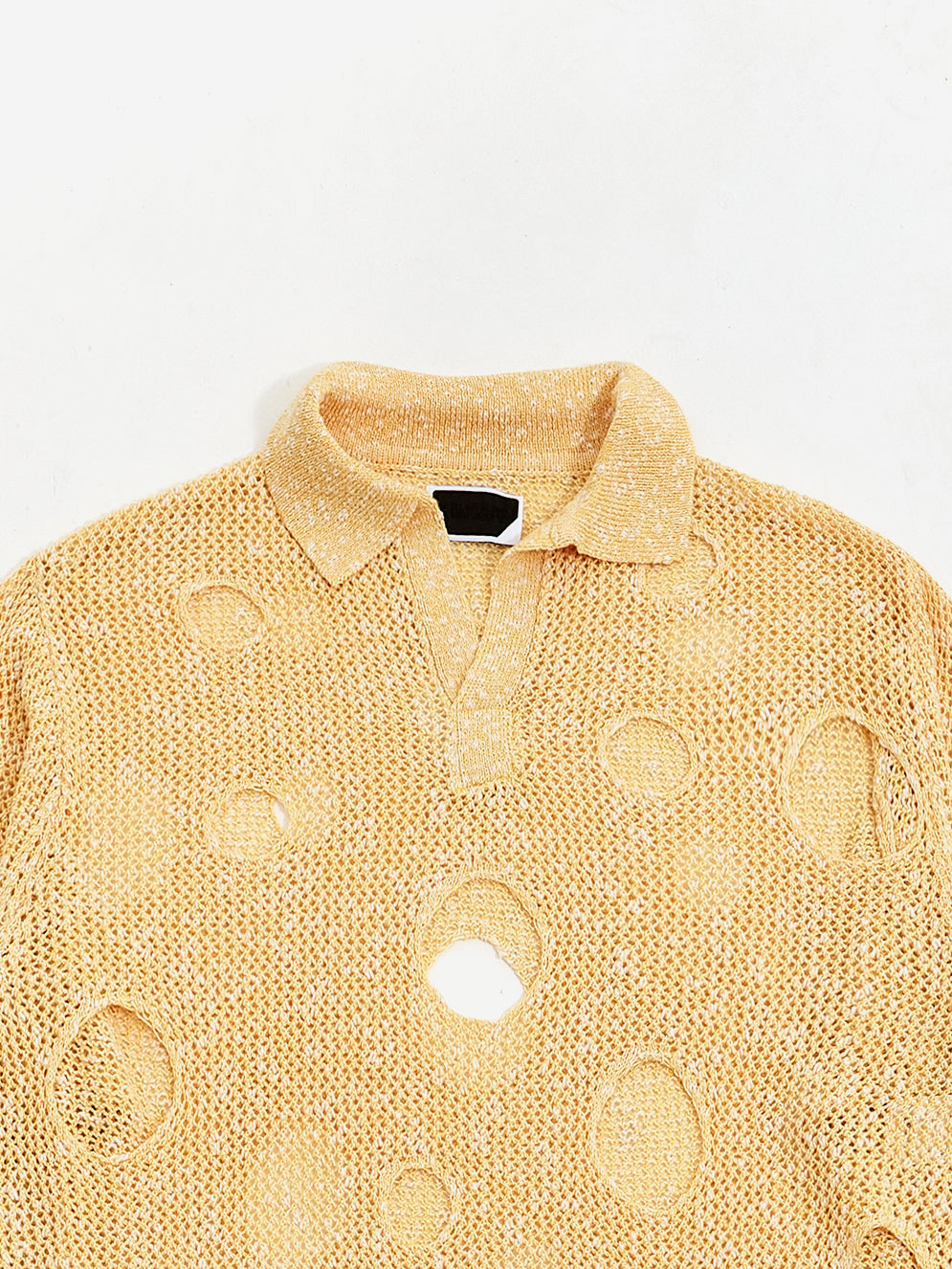 Phingerin Hole Knit Skipper - Yellow – Goodhood