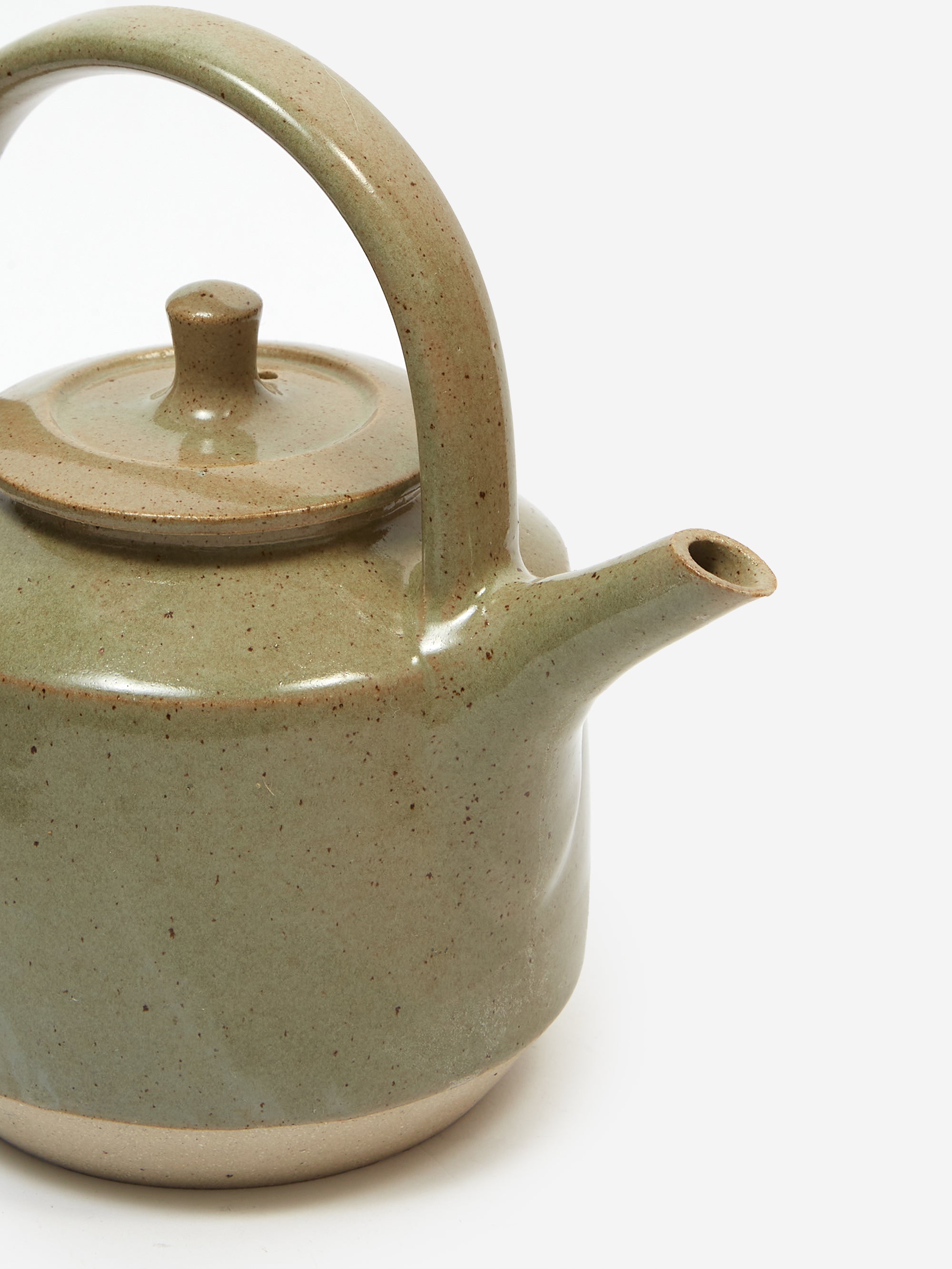 Pottery West Stoneware Teapot - Olive – Goodhood