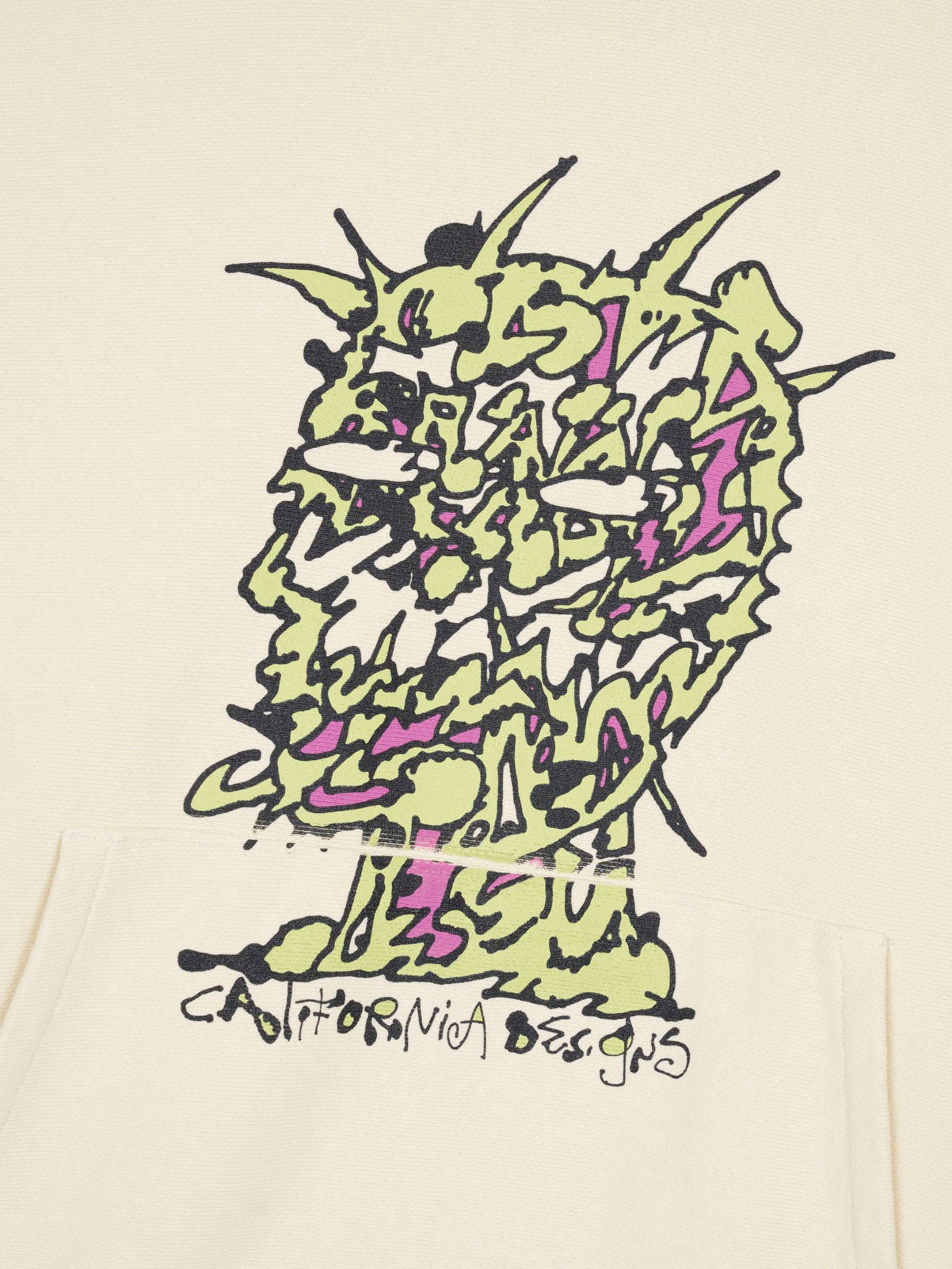 Brain Dead Scrambled Head Hoodie - Natural – Goodhood