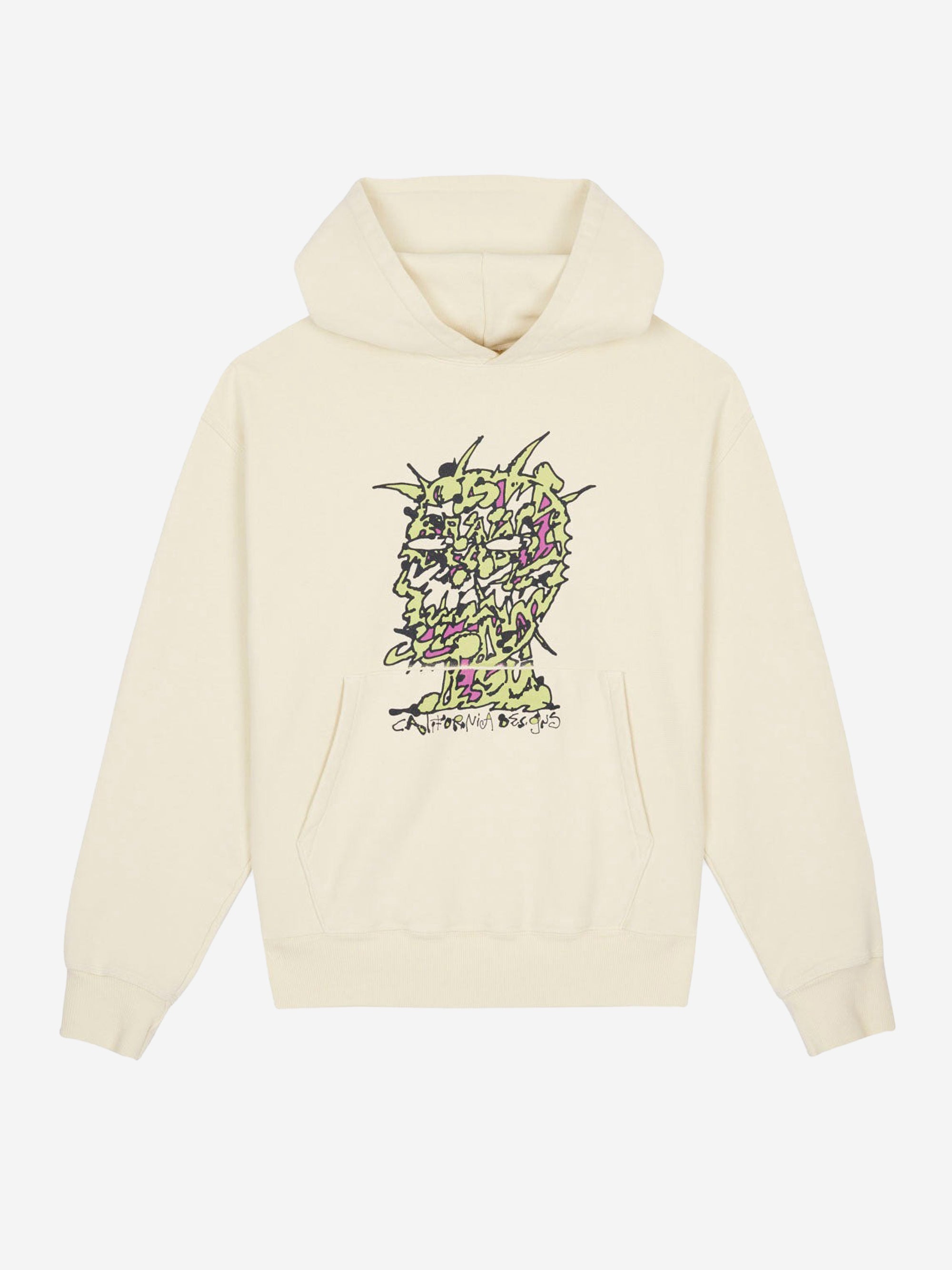 Brain Dead Scrambled Head Hoodie - Natural – Goodhood