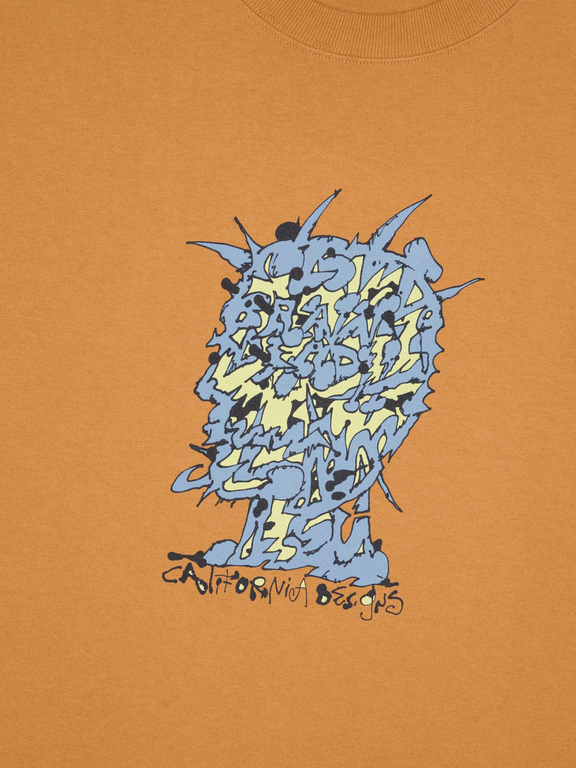 Brain Dead Scrambled Head T-Shirt - Cumin – Goodhood