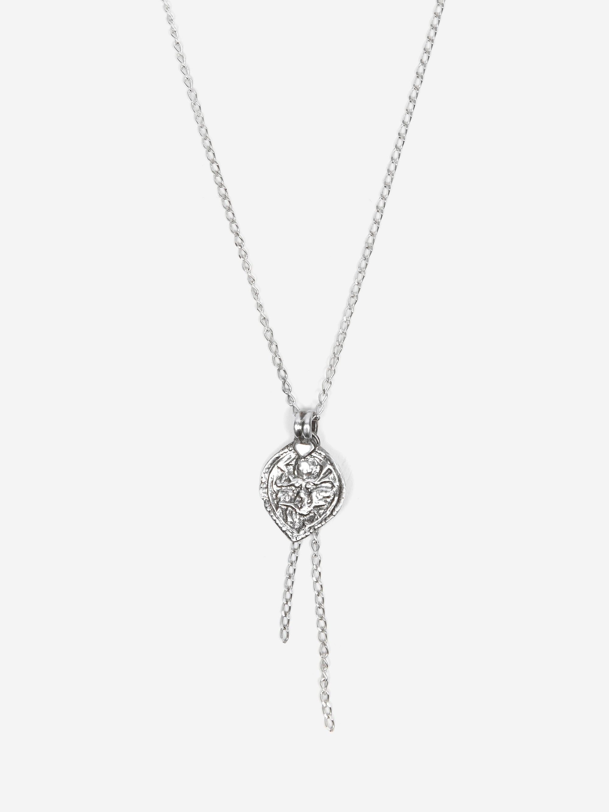 She's Lost Control Ancient Charm Necklace - Silver – Goodhood