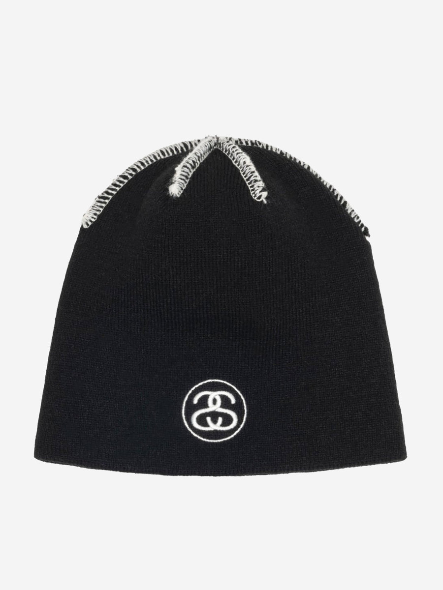 Stussy Skullcap Exposed Stitch - Black – Goodhood