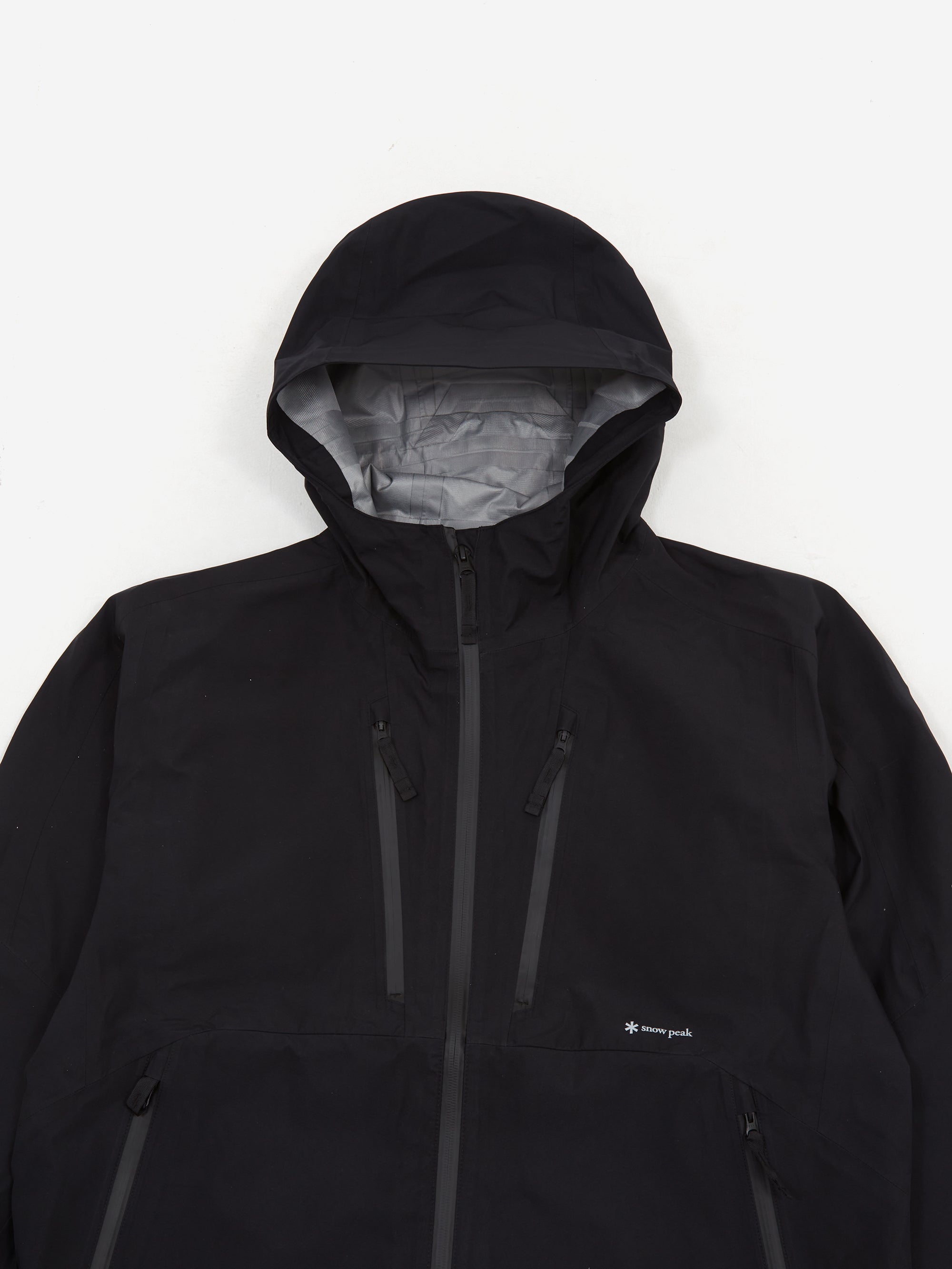 Snow Peak Gore-Tex Rain Jacket - Black – Goodhood