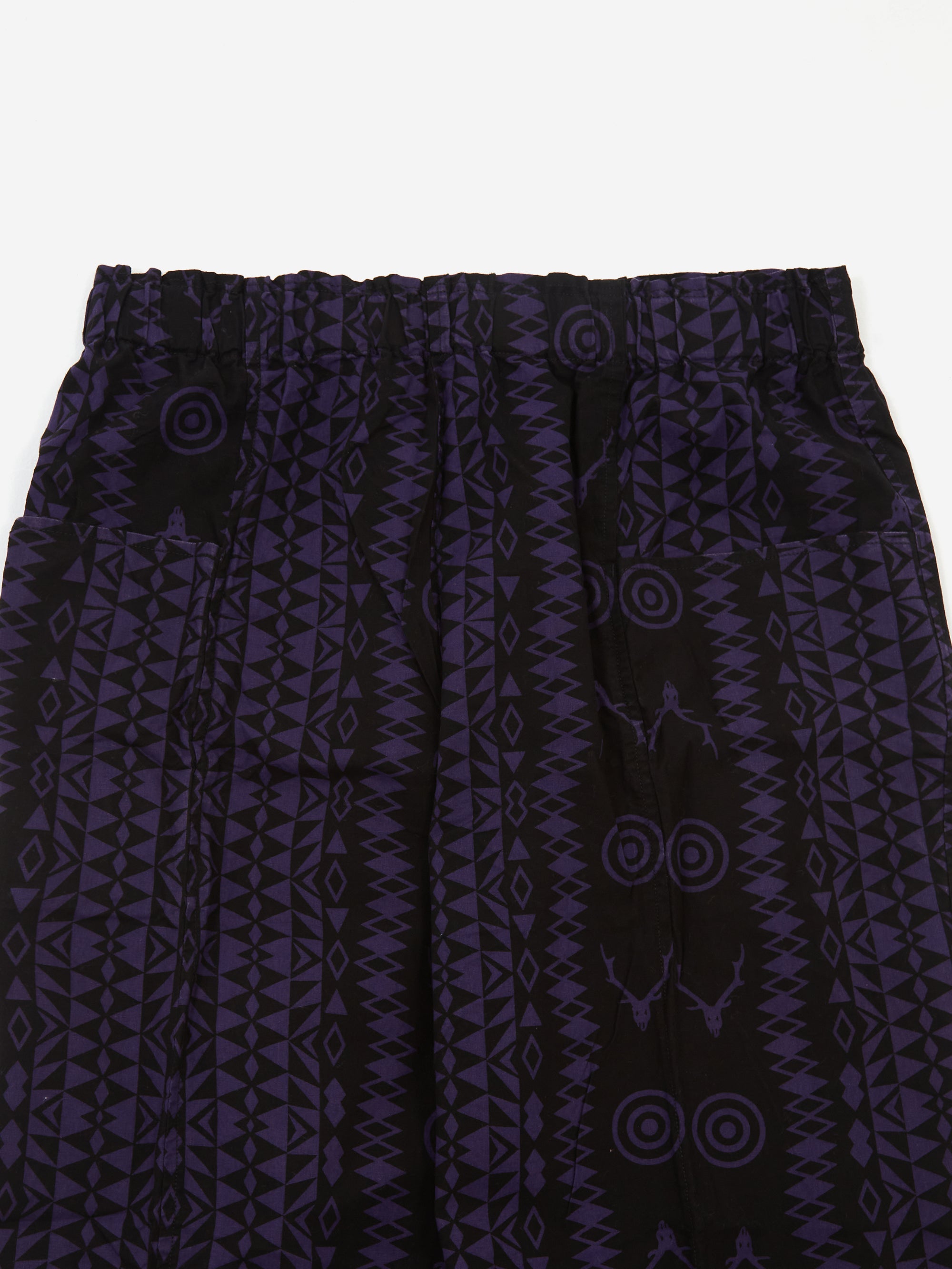 South2 West8 Army String Pant - Skull&Target - Black/Purple – Goodhood