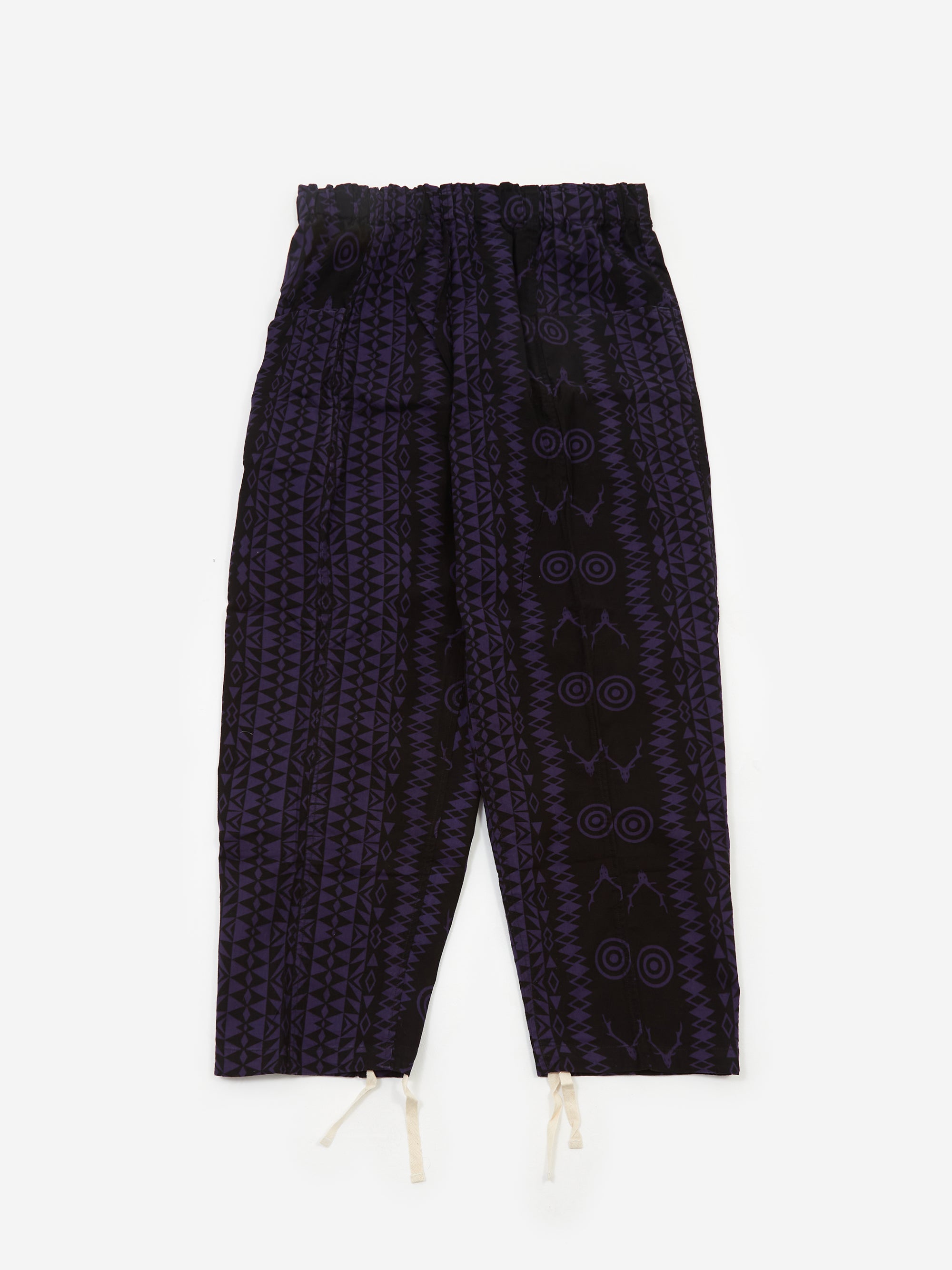 South2 West8 Army String Pant - Skull&Target - Black/Purple – Goodhood