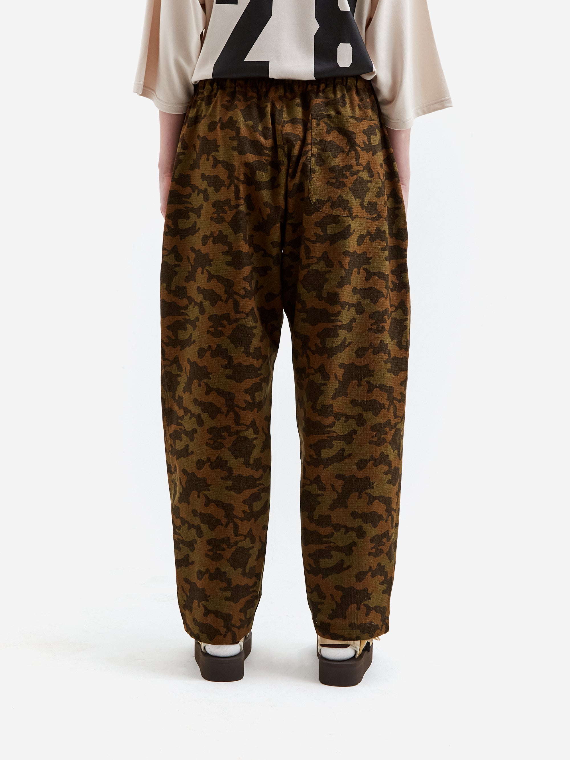 South2 West8 String Cuff Slack Pant - Poly Ripstop / Camouflage Printe ...