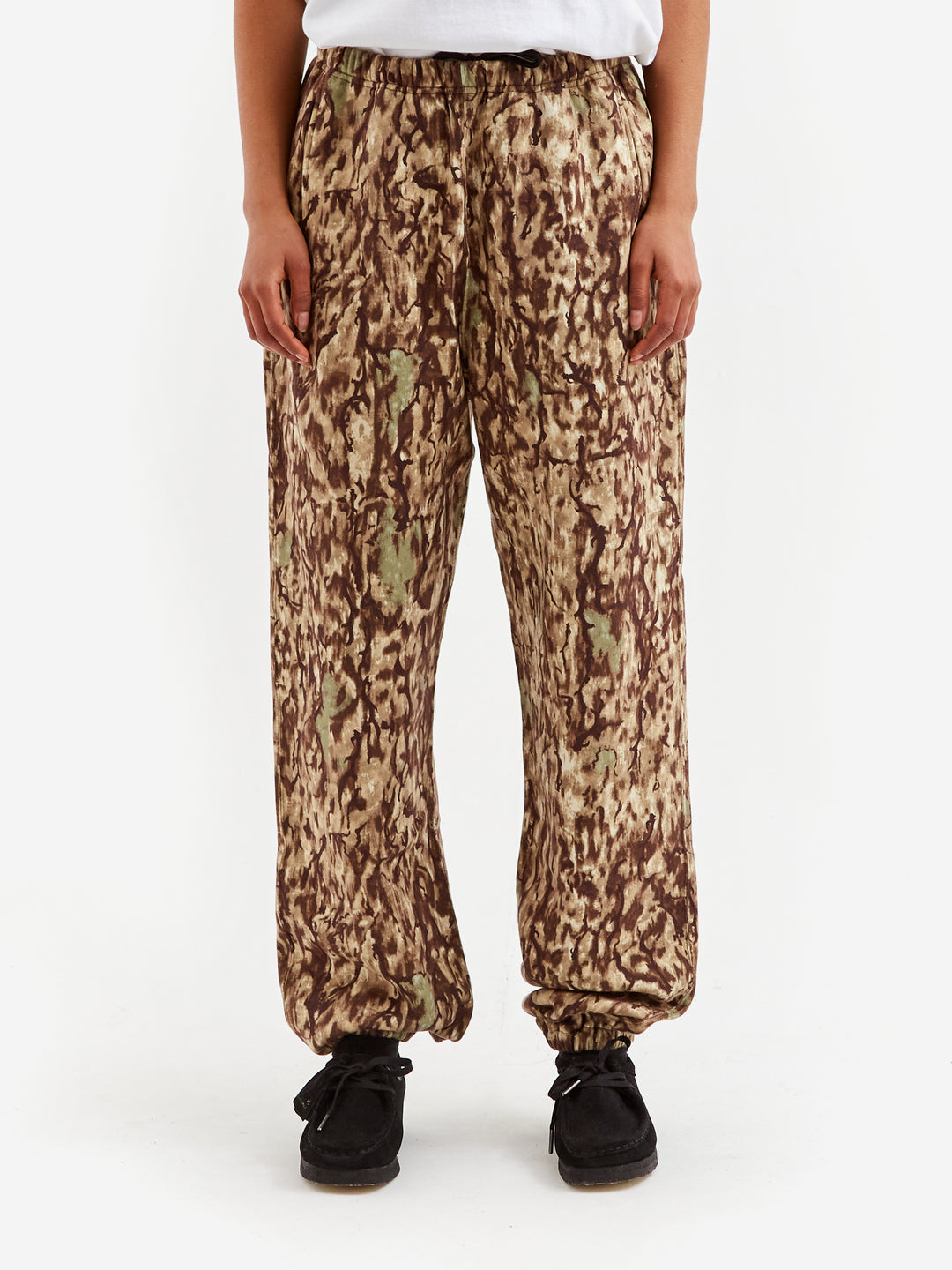 South2 West8 String Sweat Pant - Cotton Jersey / Horn Camo Pt. - Khaki ...