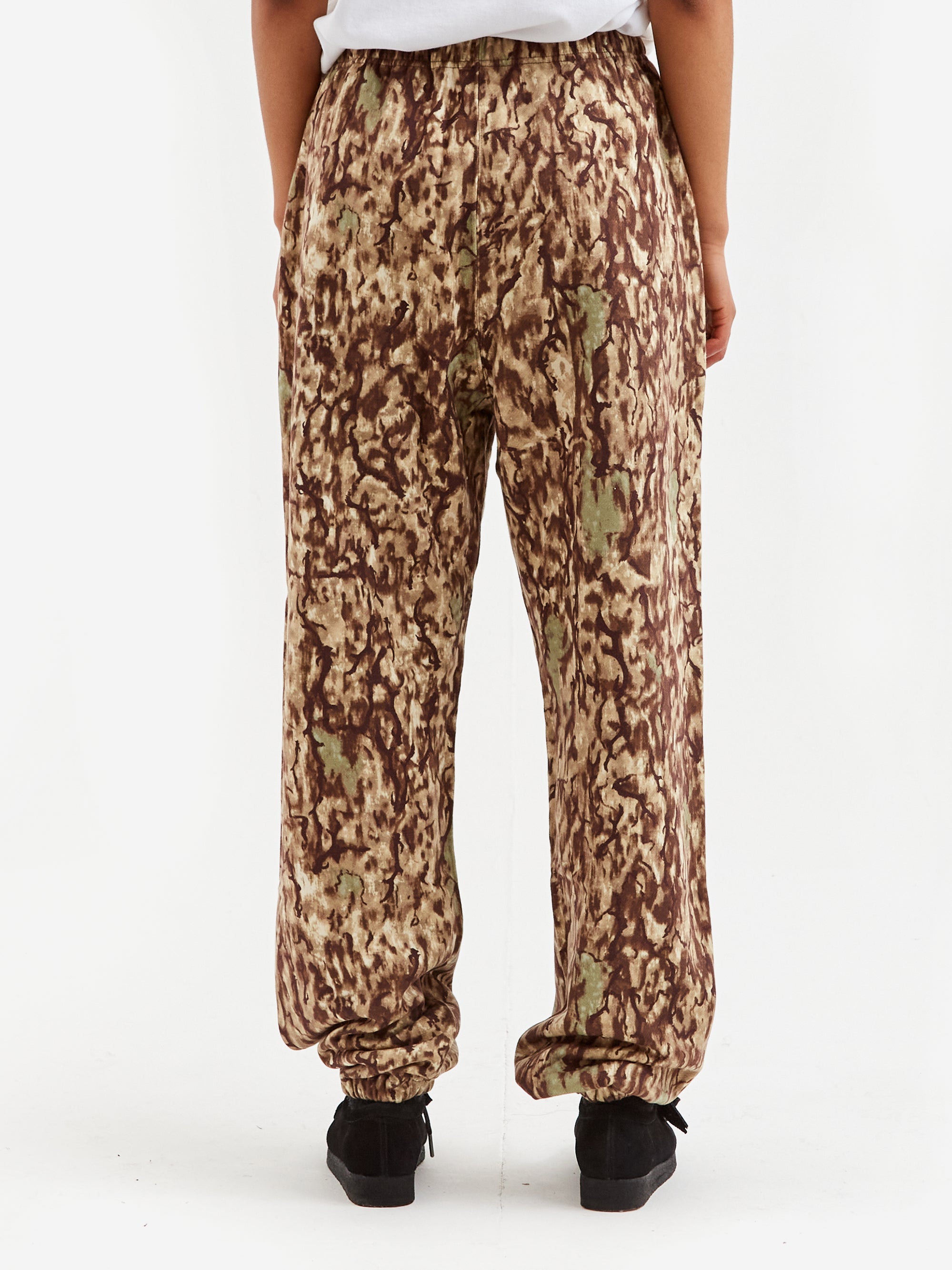 South2 West8 String Sweat Pant - Cotton Jersey / Horn Camo Pt. - Khaki ...