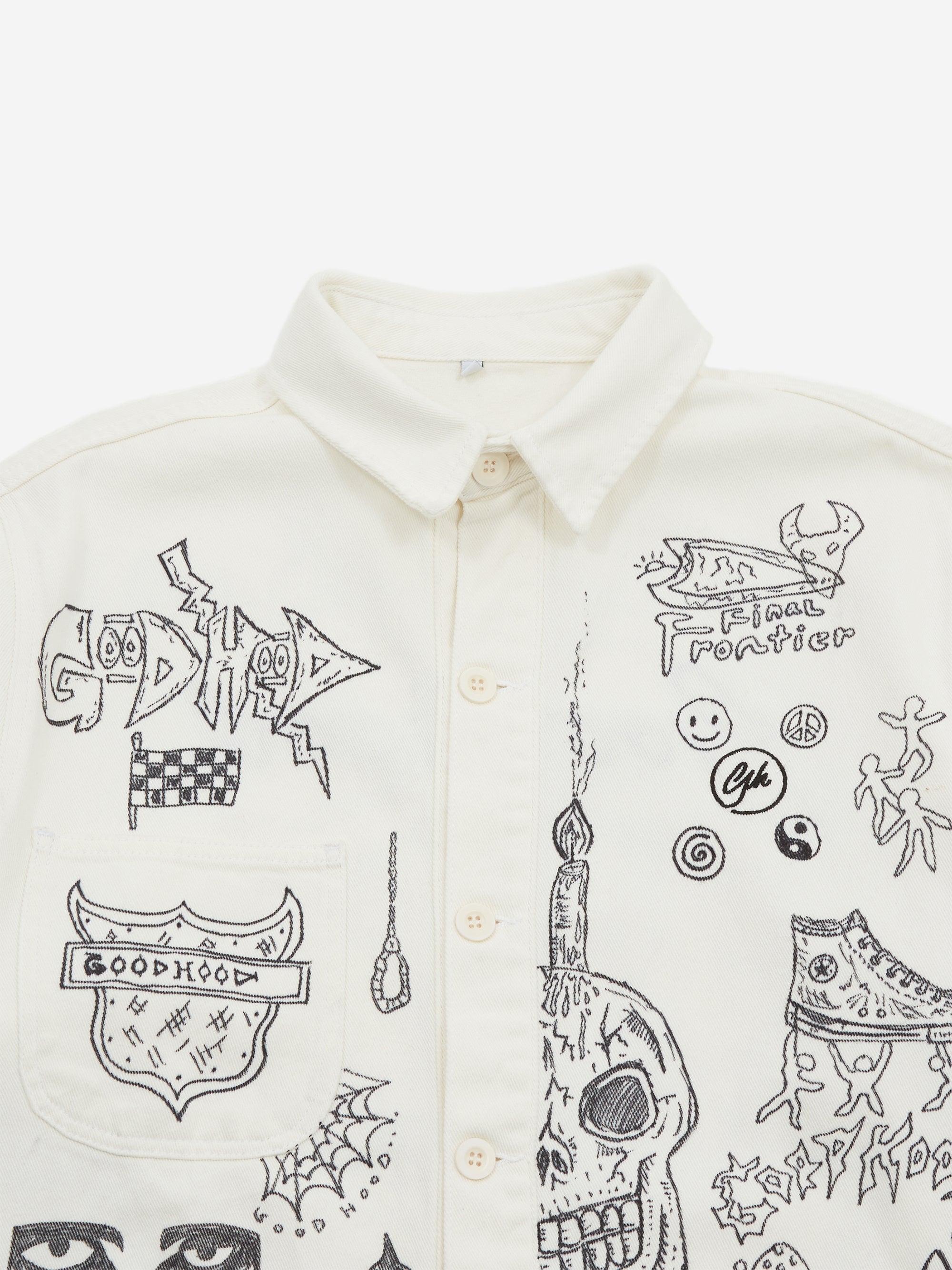 Goodhood x Rebel Yuth Hand Customised Store Worker Jacket - Large No 2