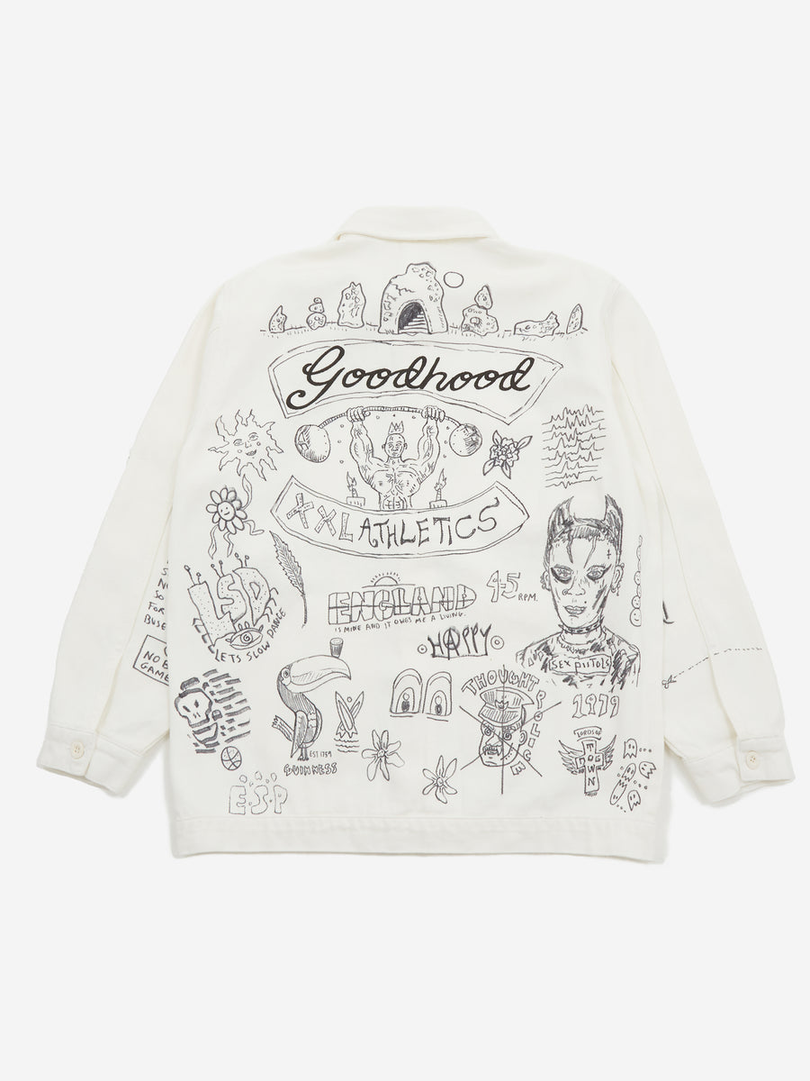 Goodhood x Rebel Yuth Hand Customised Store Worker Jacket - Large No 2
