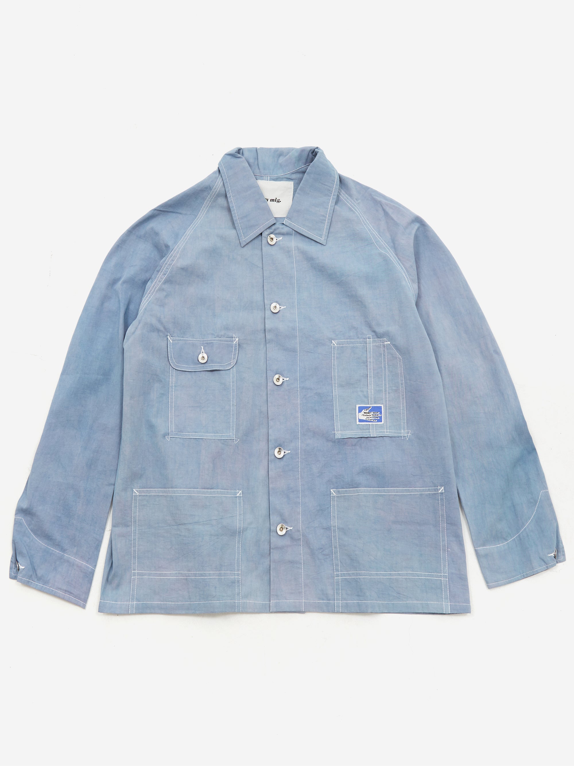 Story mfg. Railroad Jacket - Purple Wonky-Wear – Goodhood
