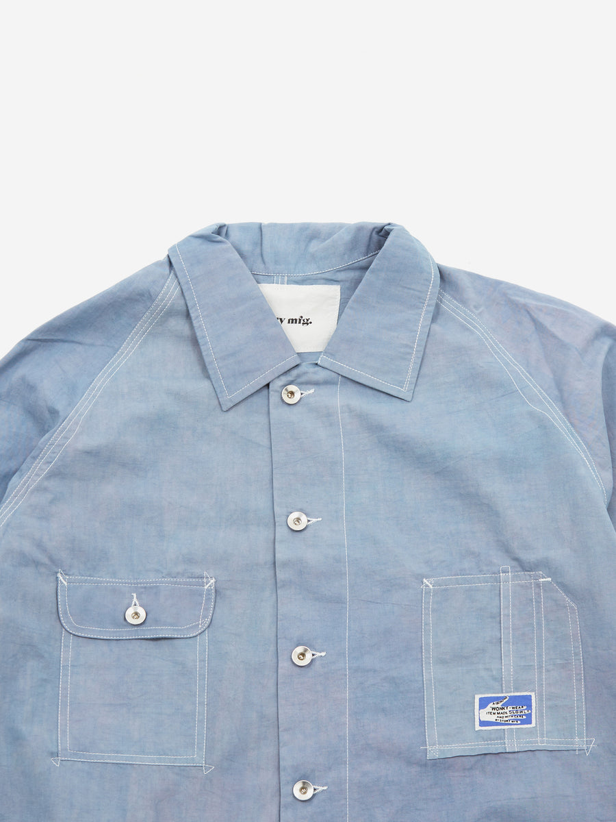 Story mfg. Railroad Jacket - Purple Wonky-Wear – Goodhood