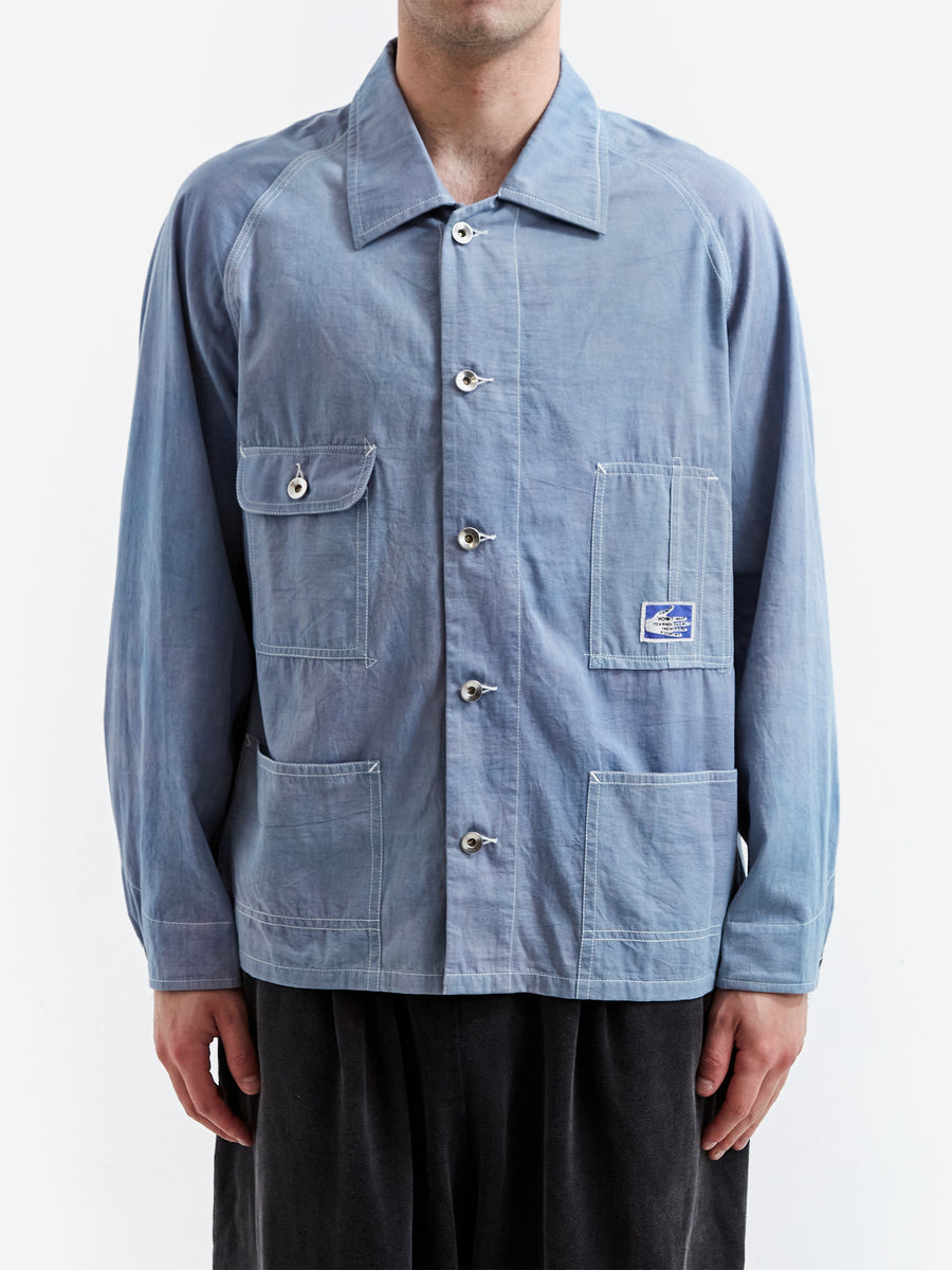 Story mfg. Railroad Jacket - Purple Wonky-Wear – Goodhood