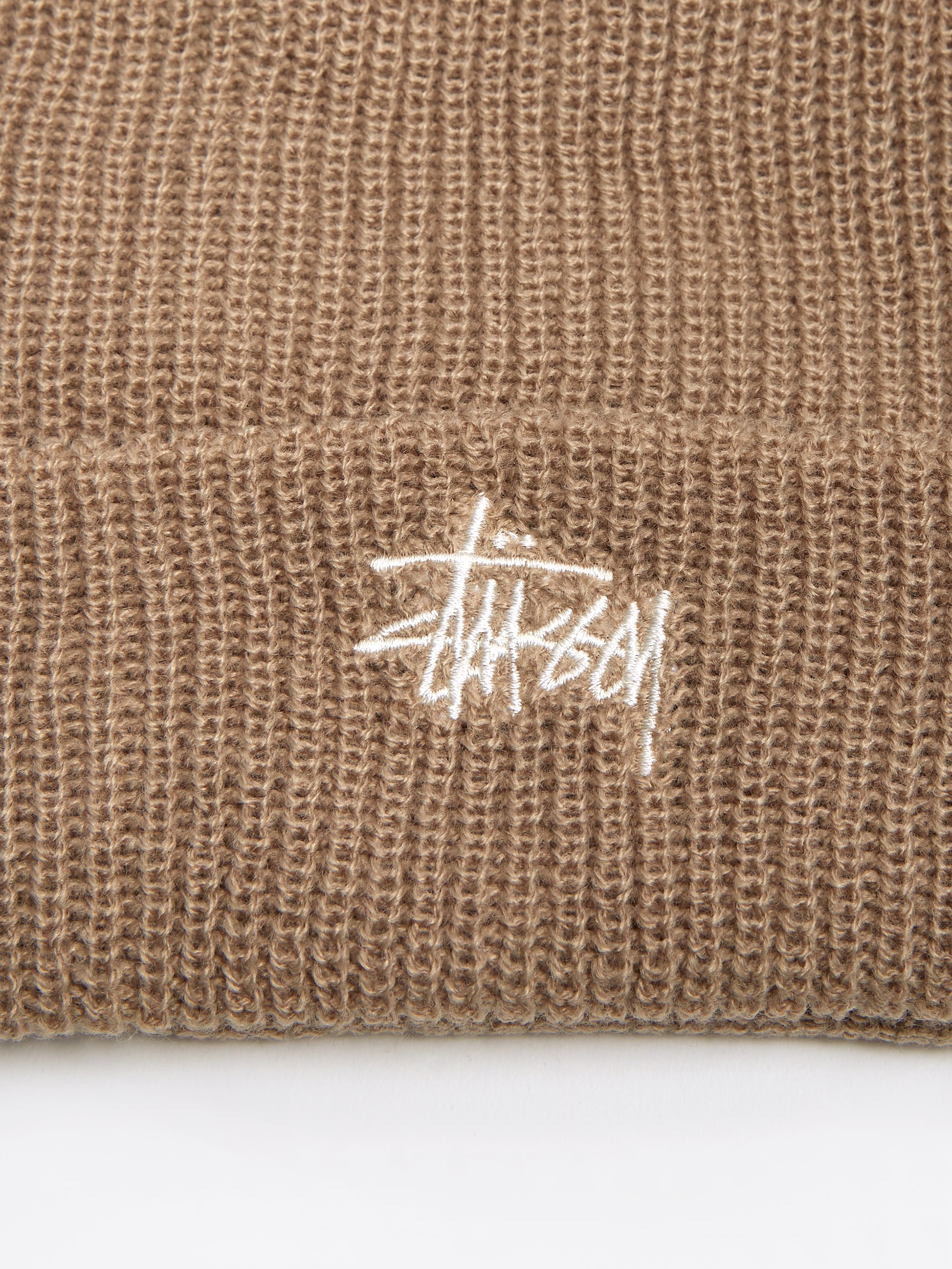 Stussy Basic Cuff Beanie W - Stone – Goodhood