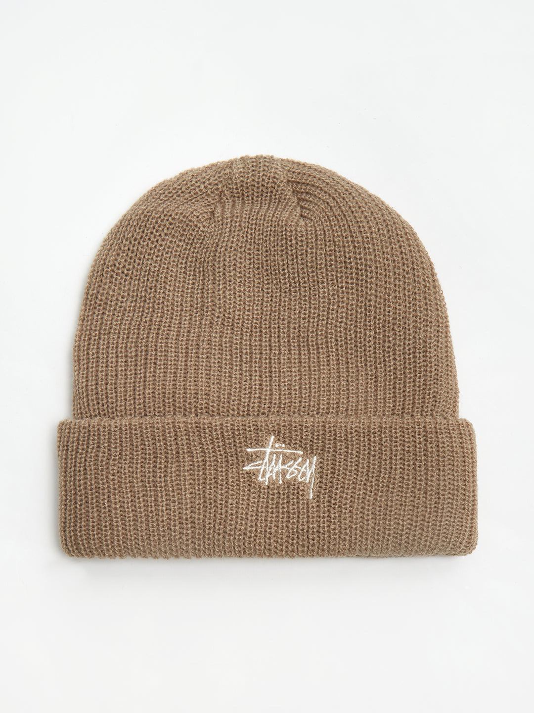 Stussy Basic Cuff Beanie W - Stone – Goodhood