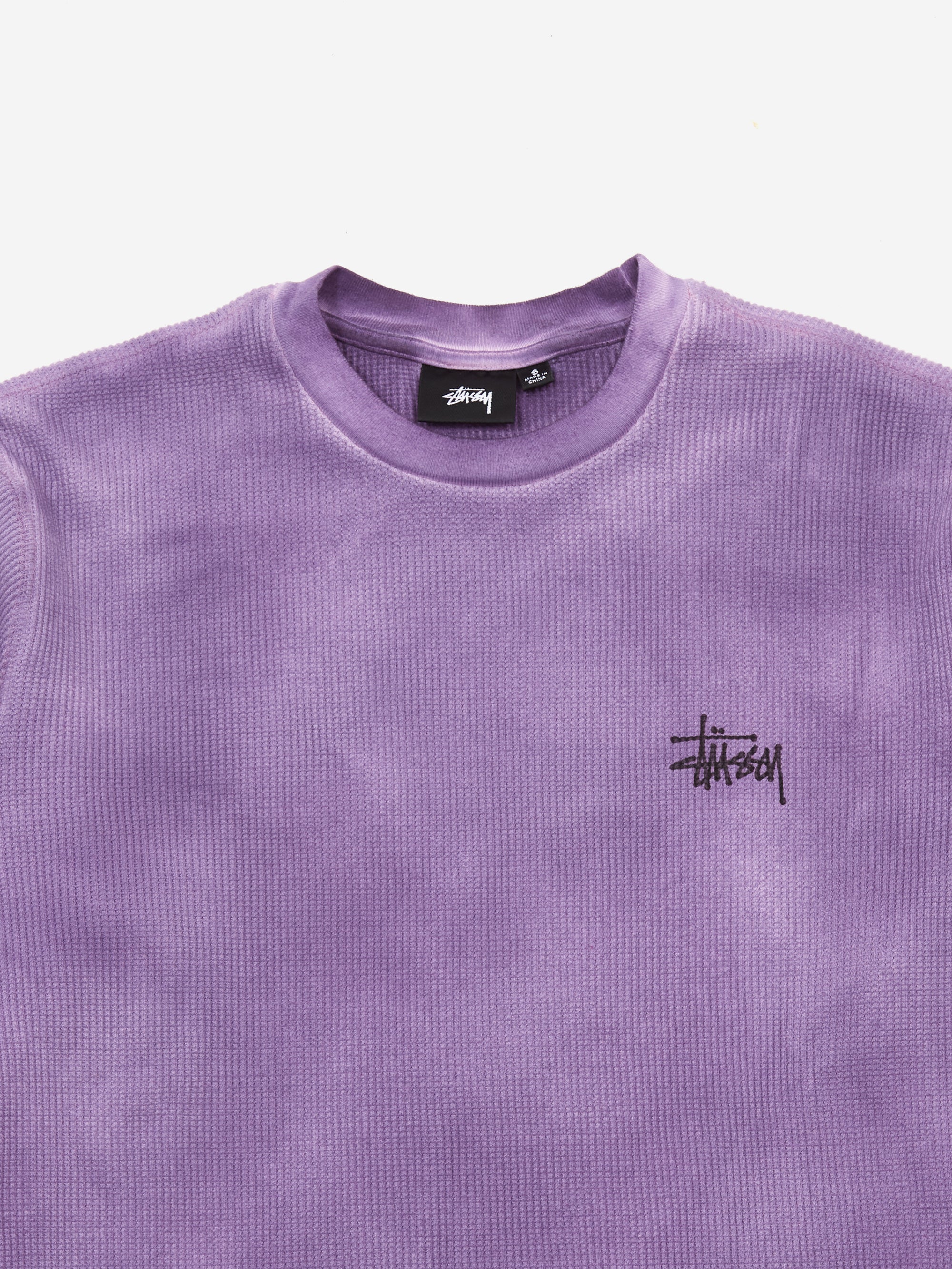 Stussy Basic Stock LS Thermal - Lavender – Goodhood