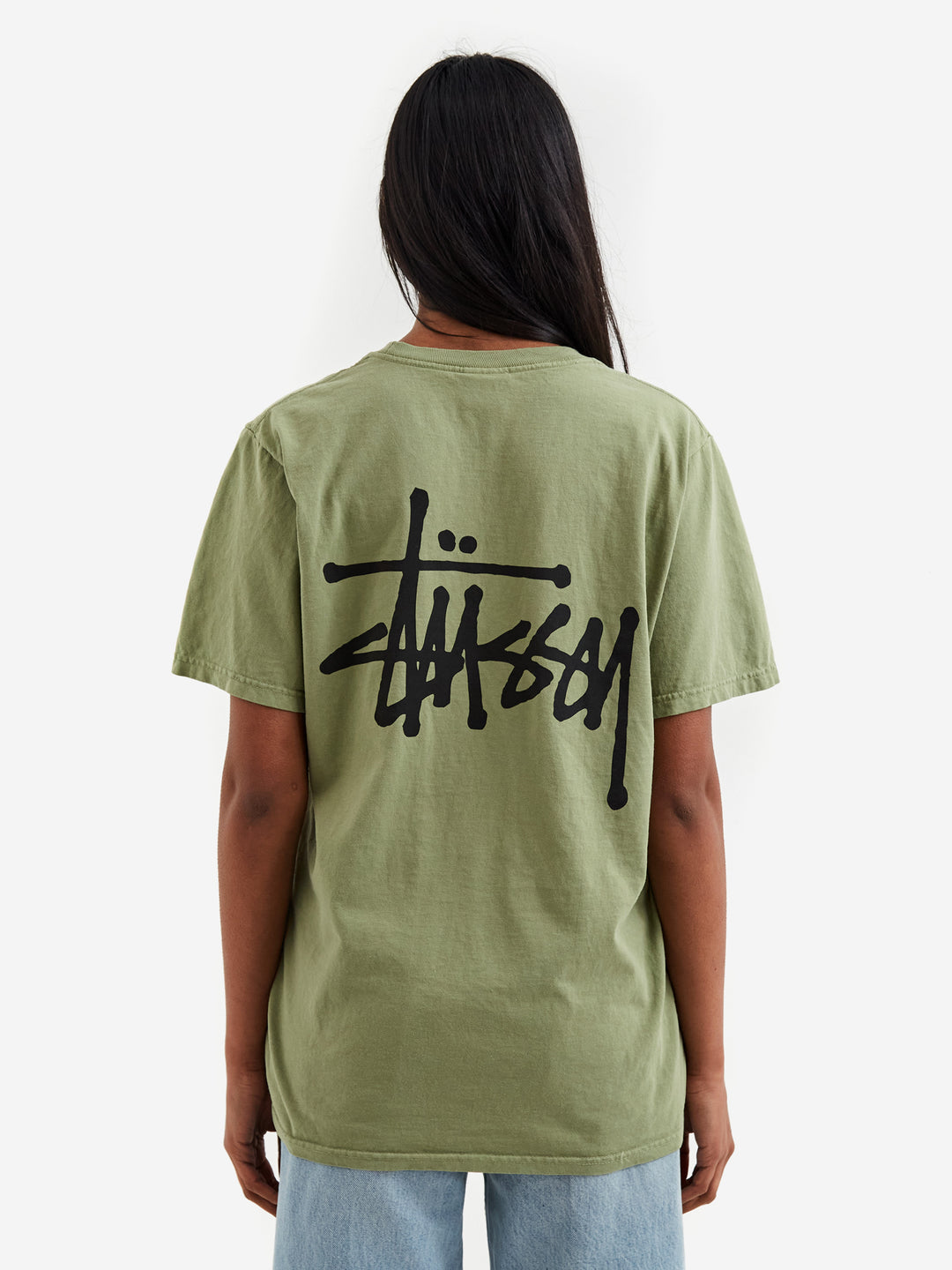 Stussy Basic Stussy Pig. Dyed T-Shirt - Artichoke – Goodhood