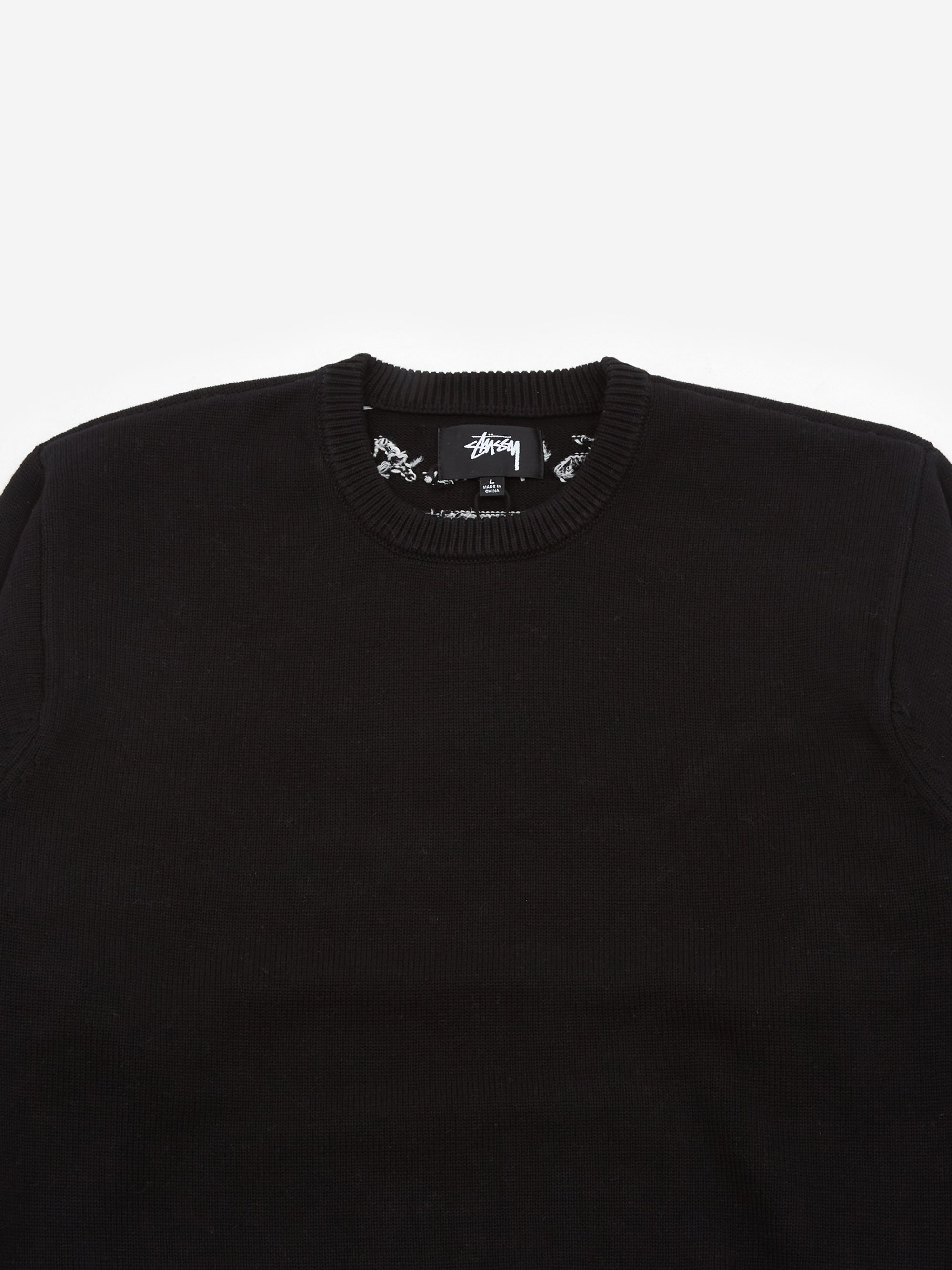 Stüssy Laguna Icon Sweater - Black – Goodhood