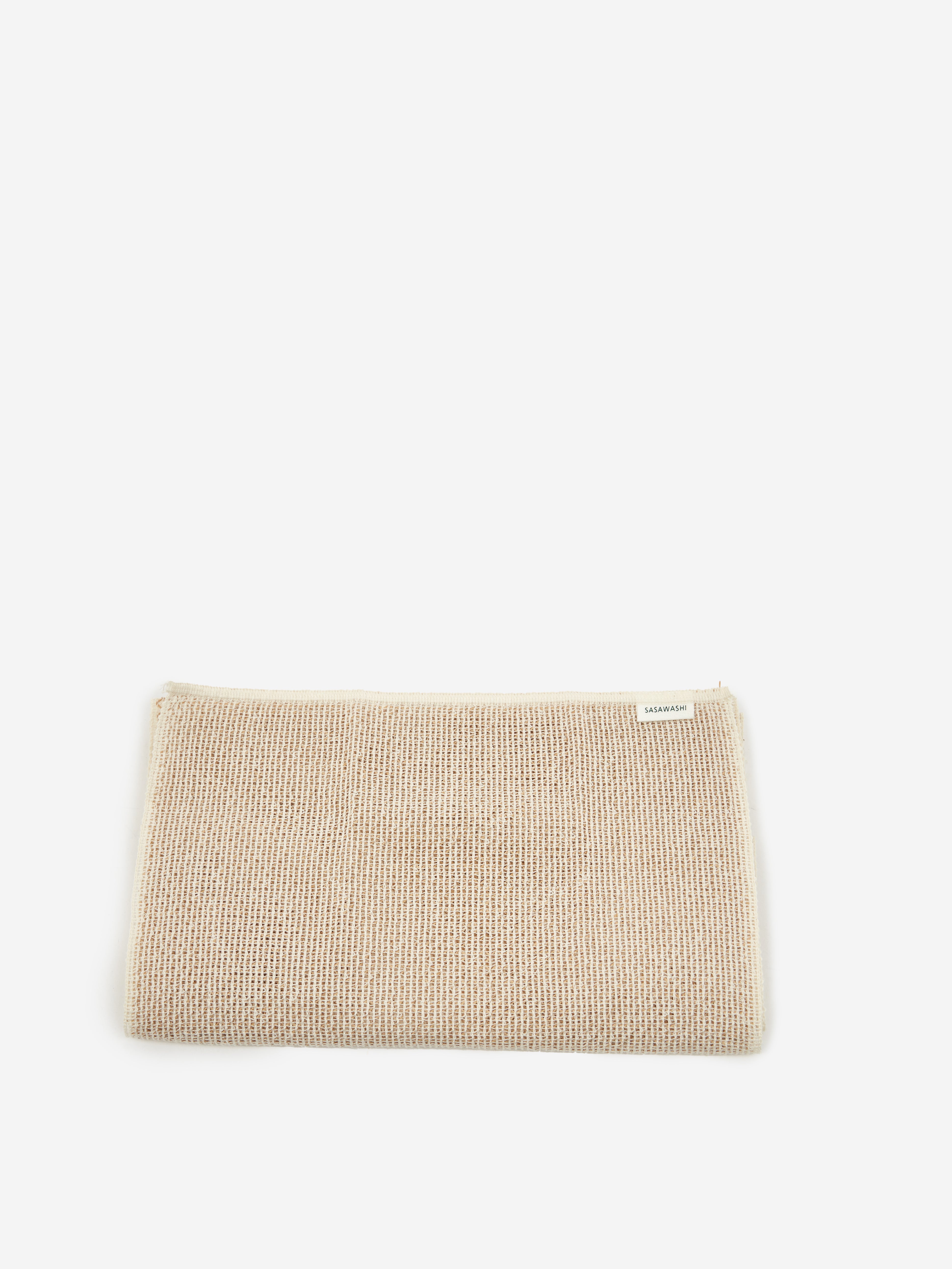 Sasawashi Japanese Mesh Body Scrub Towel - Natural – Goodhood