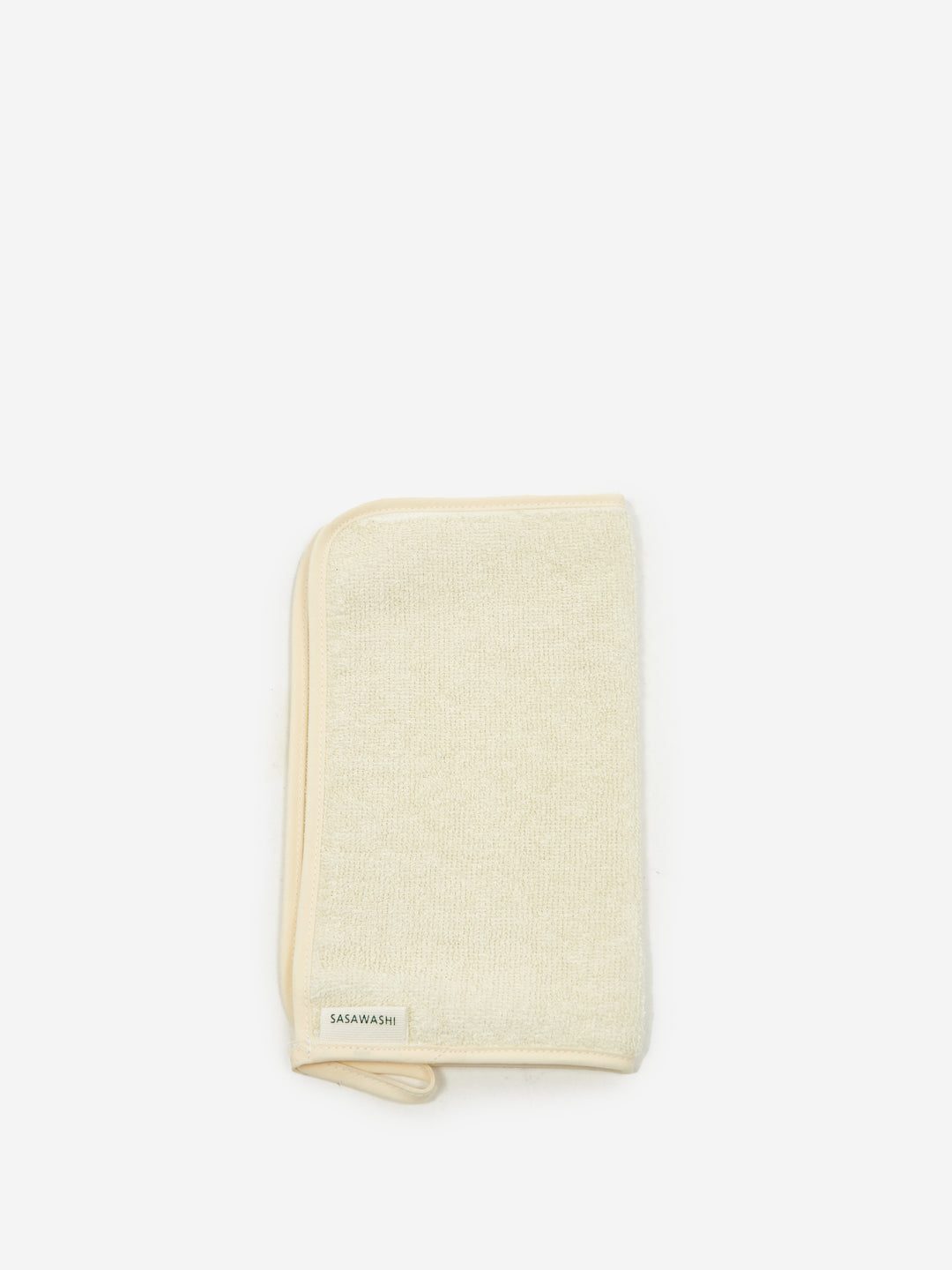 Sasawashi Japanese Face Scrub Towel - White – Goodhood
