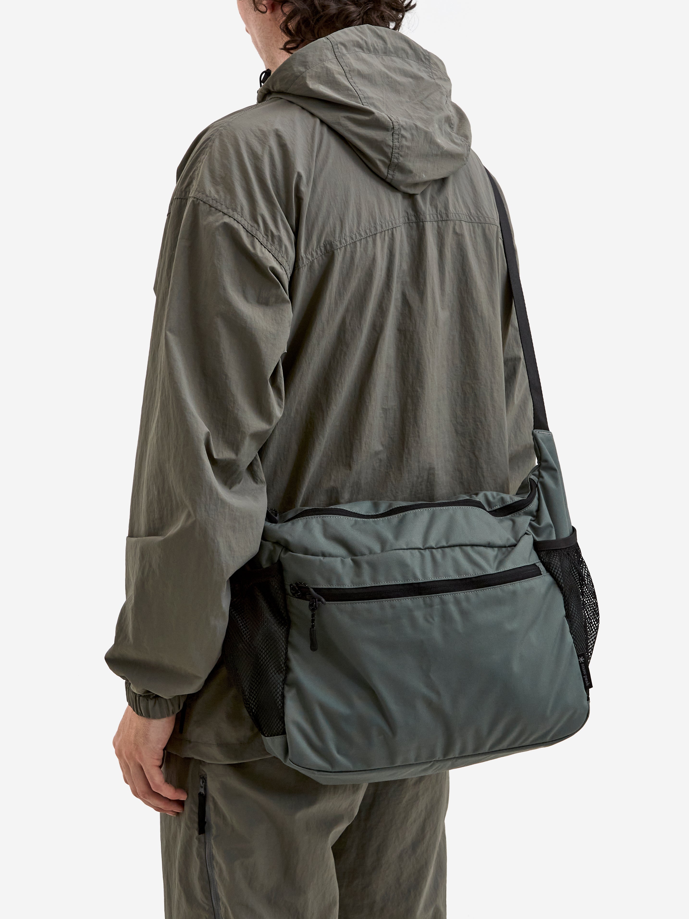 Snow Peak Everyday Use Middle Shoulder Bag - Grey – Goodhood