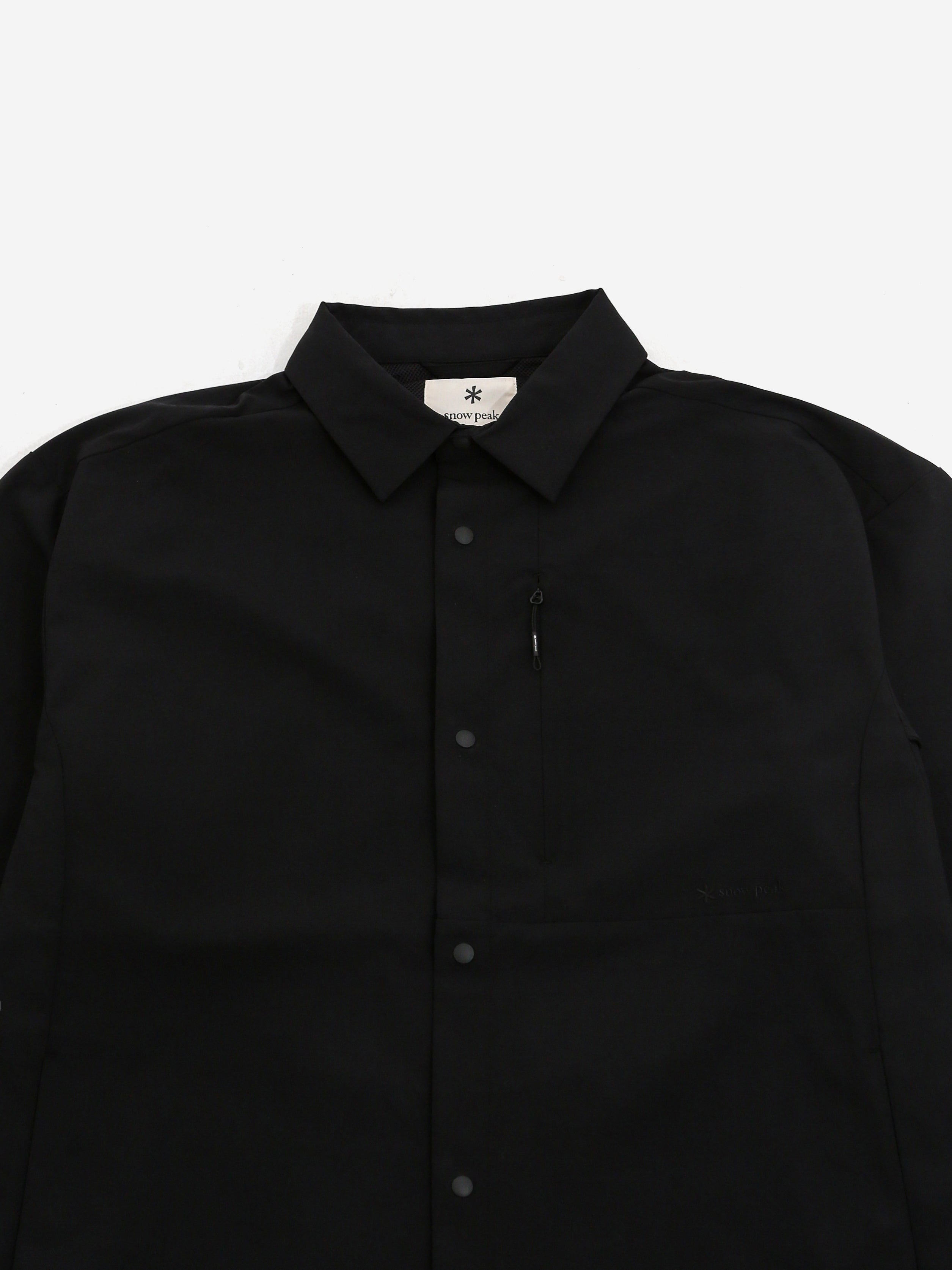 Snow Peak RW Transit Shirt - Black – Goodhood