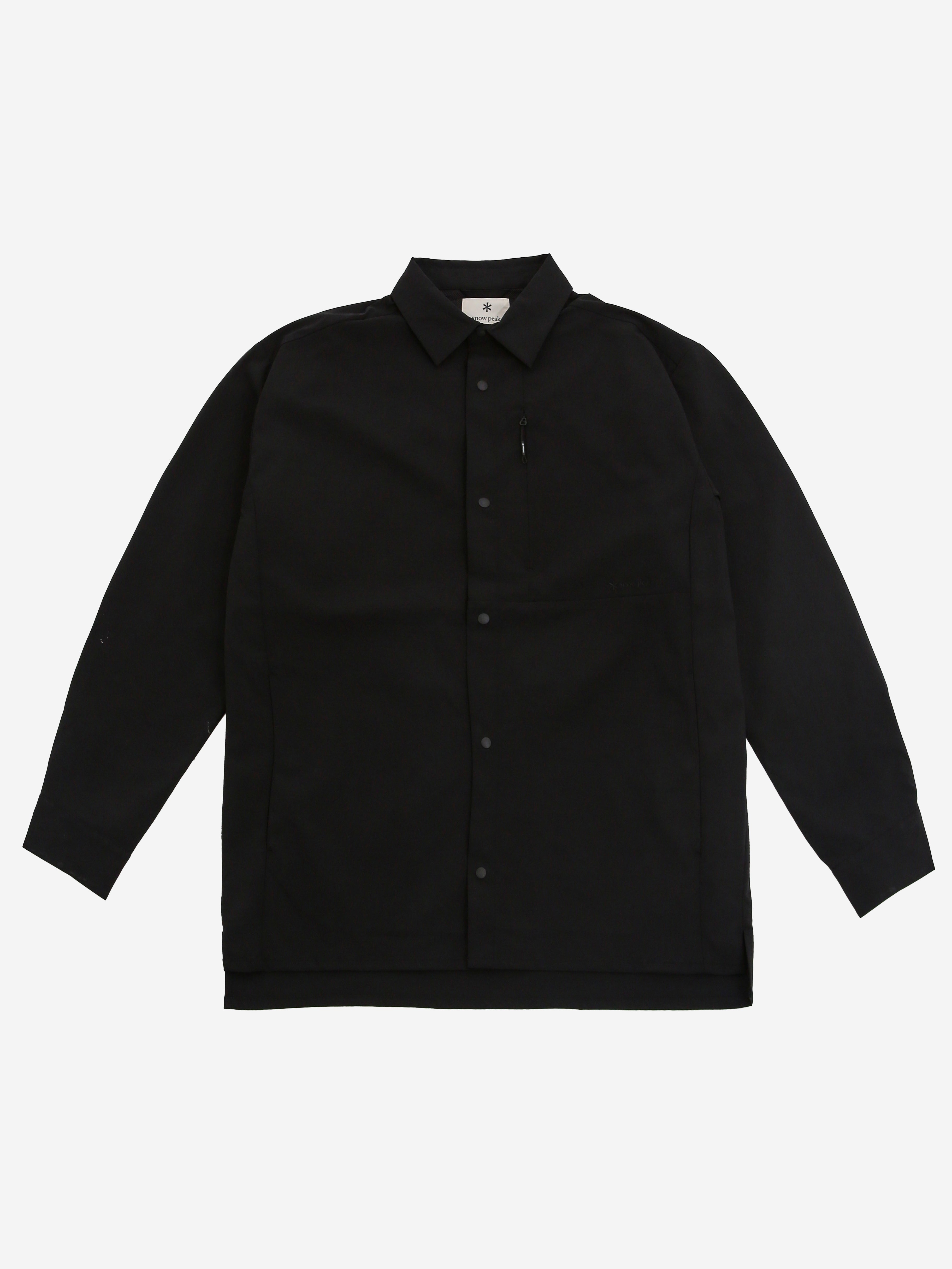 Snow Peak RW Transit Shirt - Black – Goodhood