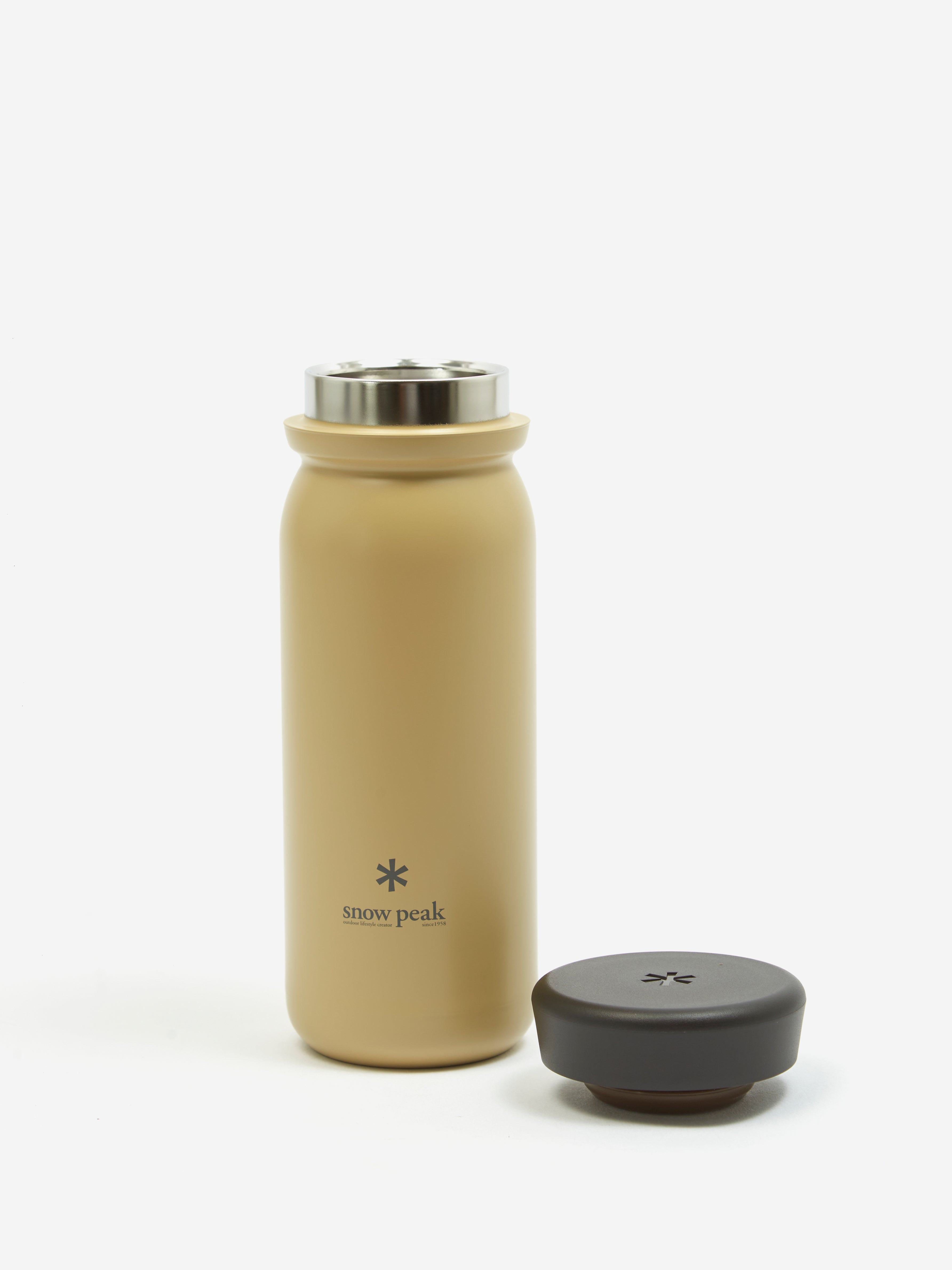 Snow Peak Stainless Vacuum Bottle Milk 500 Redclay - Sand – Goodhood