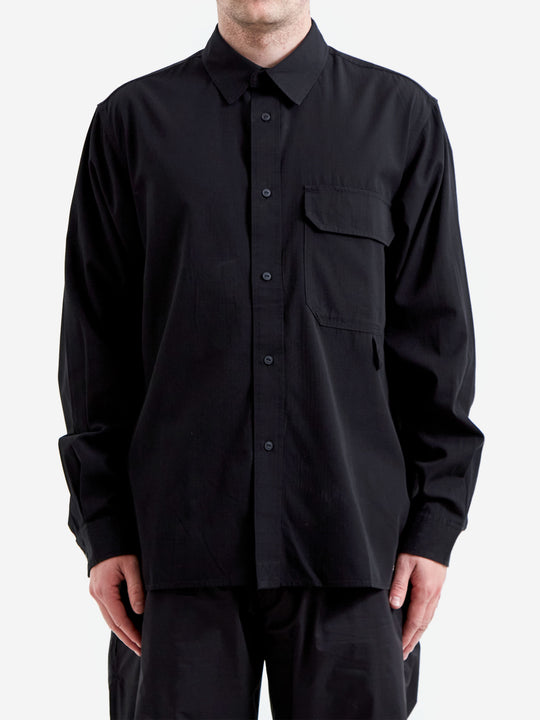 Snow Peak TAKIBI Light Ripstop Shirt - Black – Goodhood