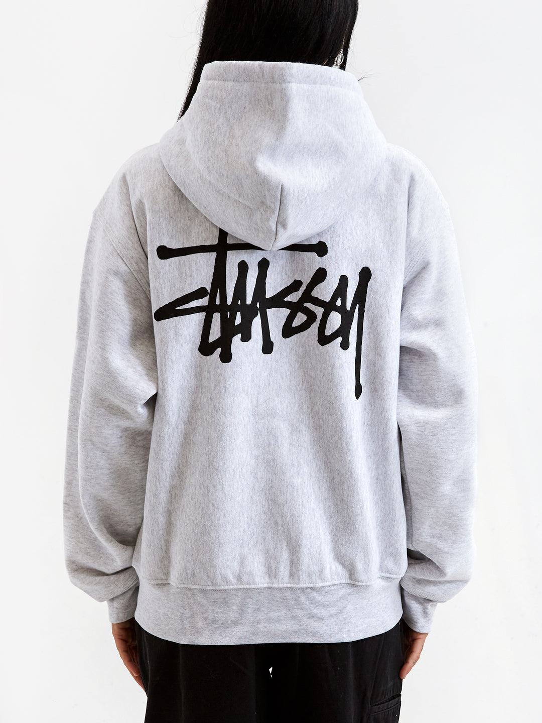 Stussy Basic Zip Hoodie - Ash Heather – Goodhood