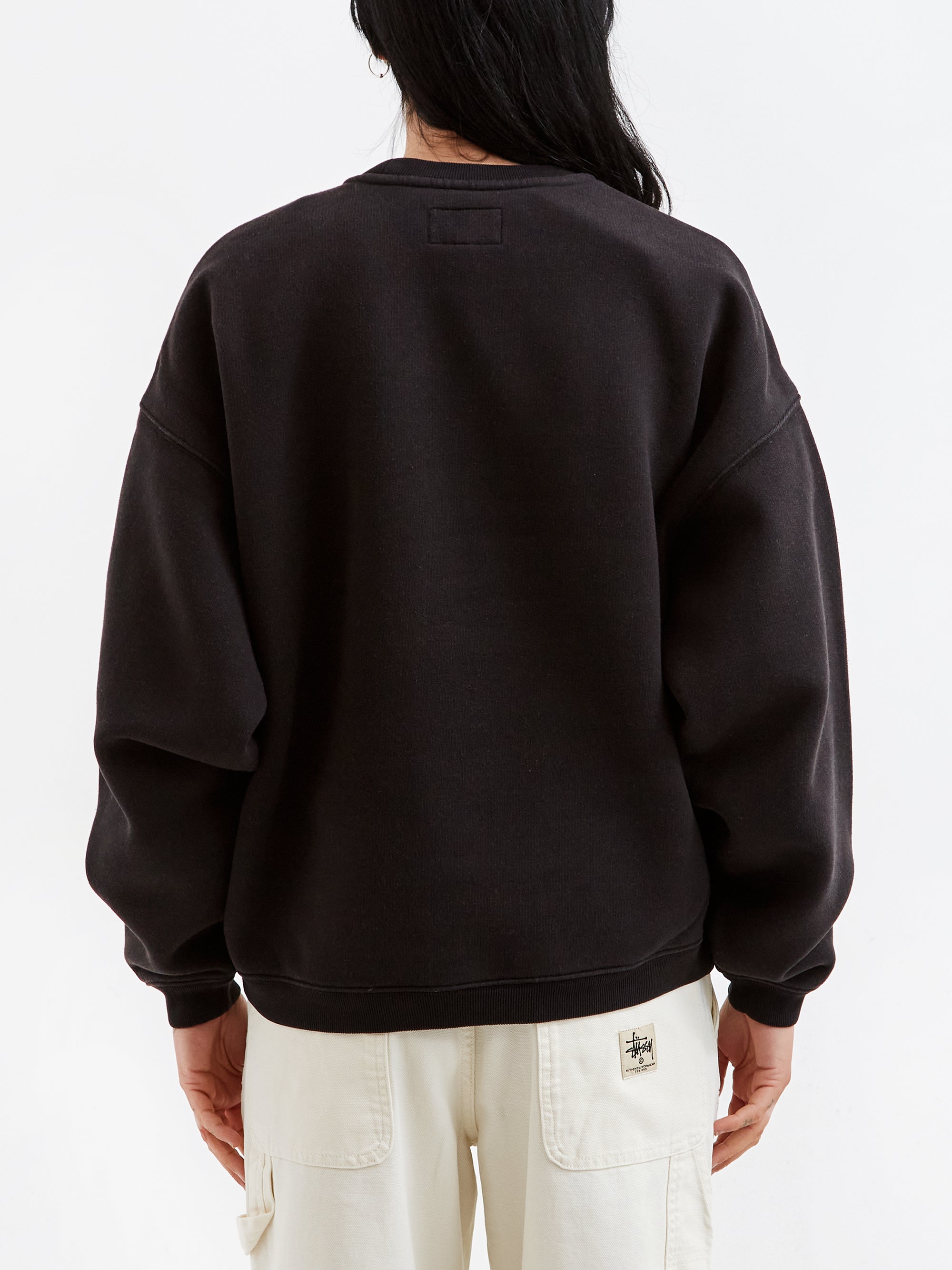 Stüssy Big Crackle Sport Crew W - Washed Black – Goodhood