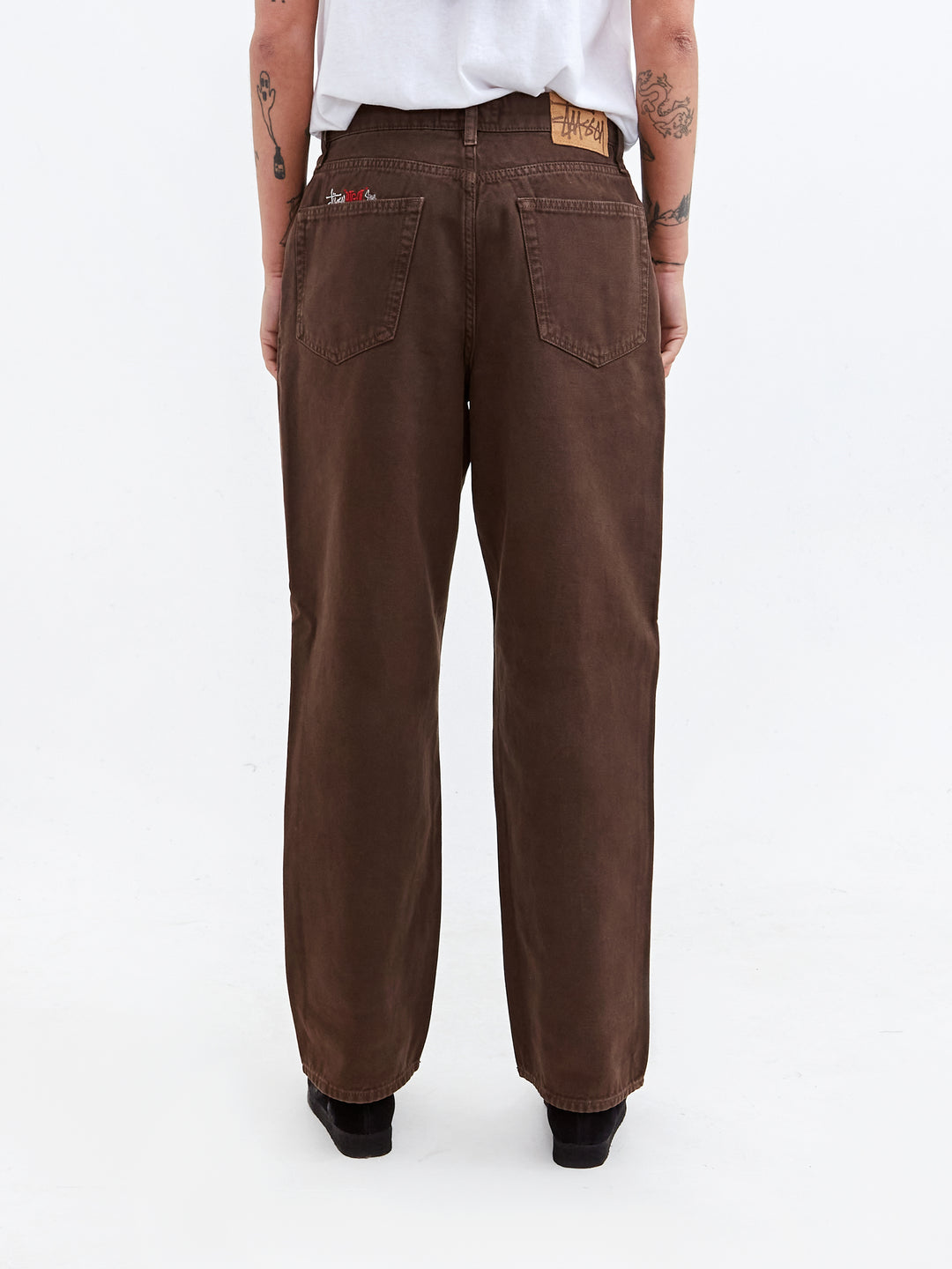 Stüssy Big Ol Jean Washed Canvas W - Brown – Goodhood