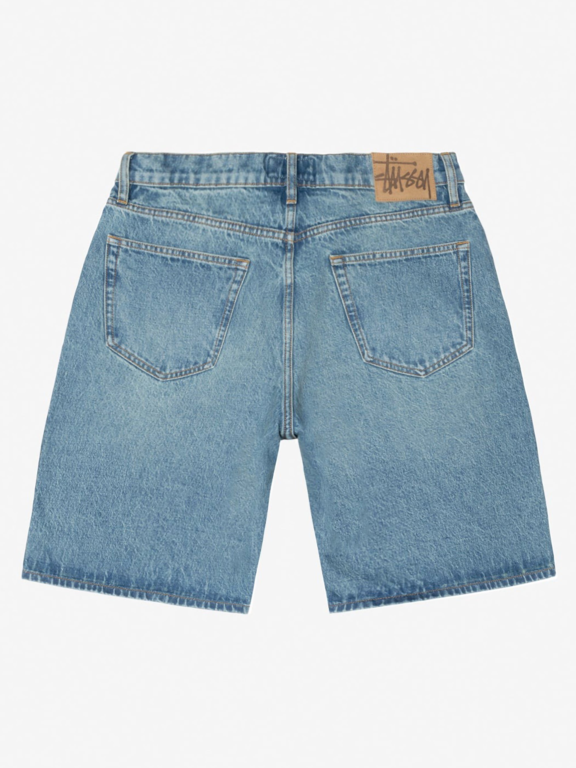 Stussy Big Ol Shorts Denim - Washed Blue – Goodhood