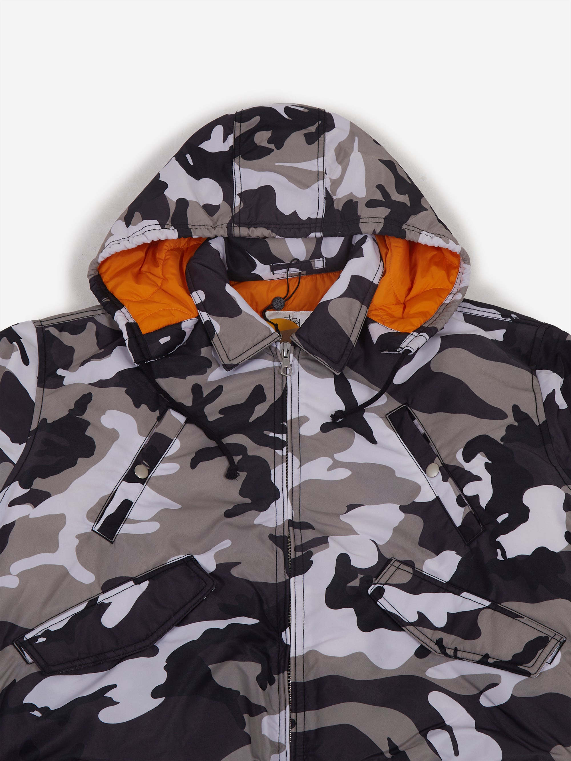 Stussy Flight Bomber - Snow Camo – Goodhood