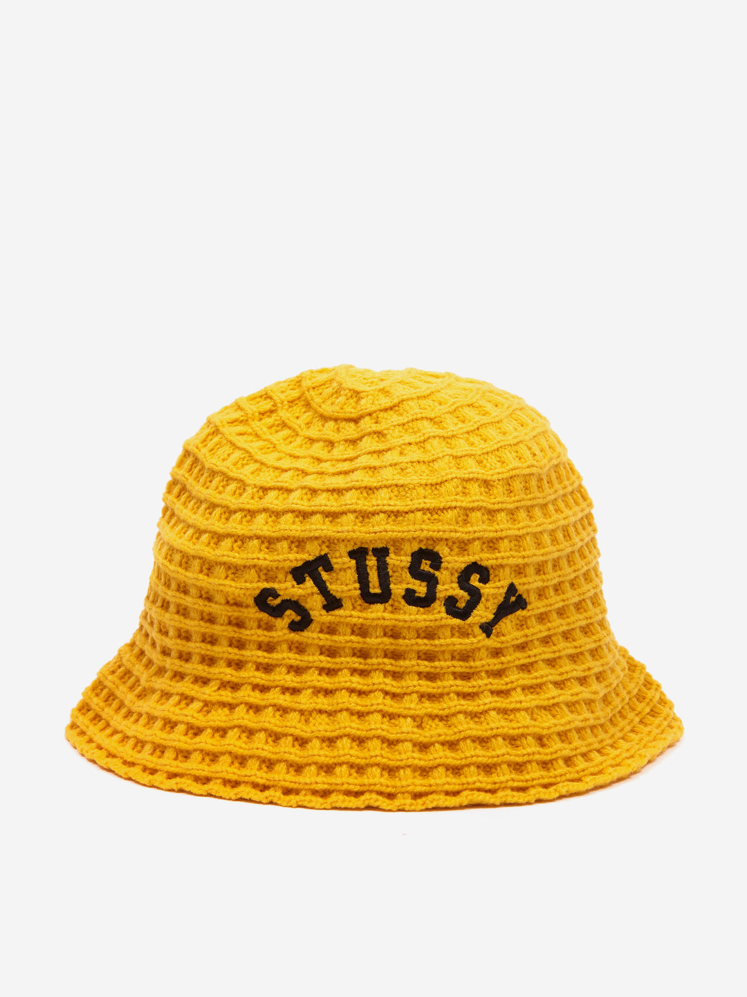 Stüssy Waffle Knit Bucket Hat - Sunflower – Goodhood