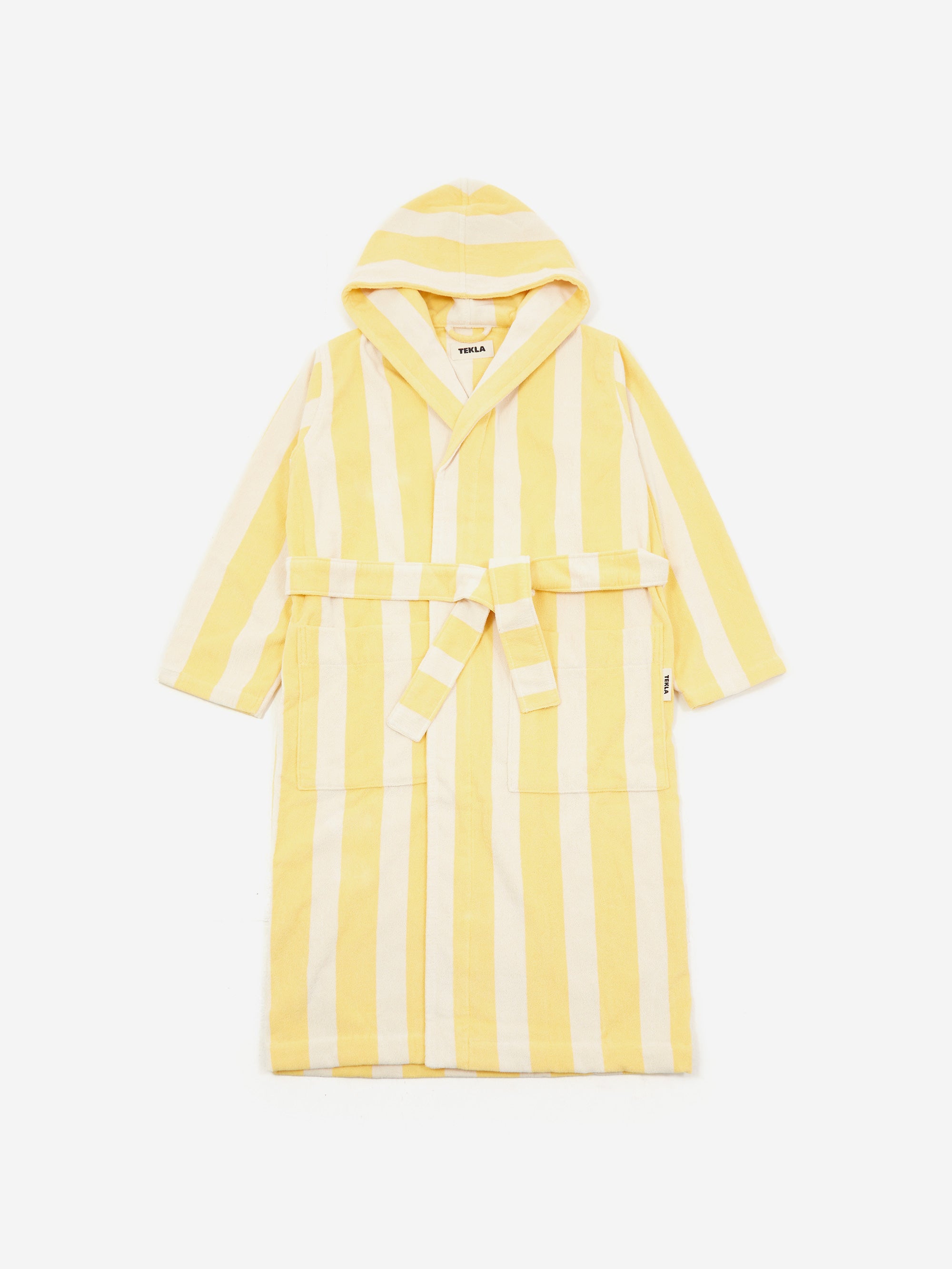TEKLA Bath Robe - Yellow Stripes – Goodhood