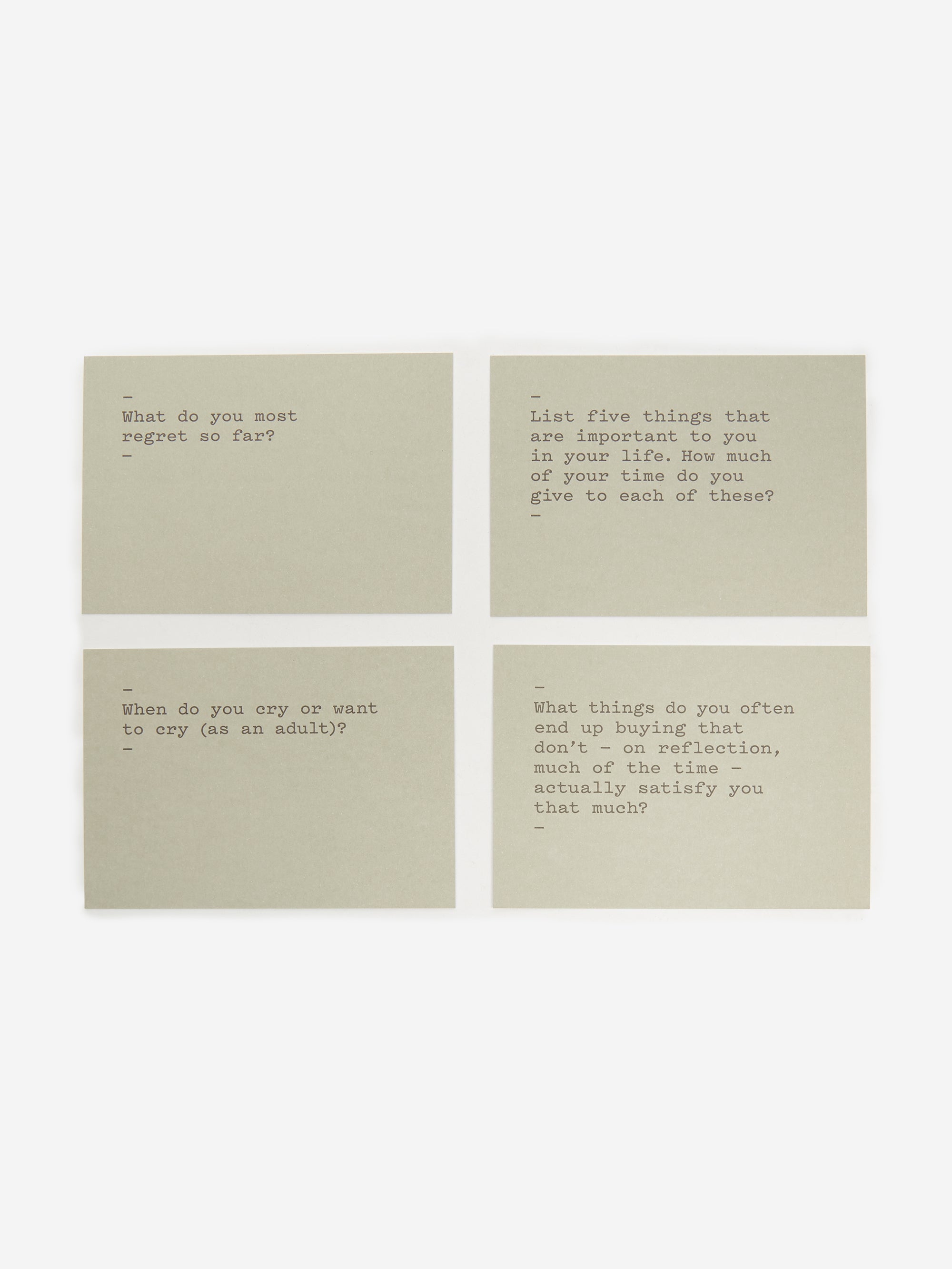 The School of Life Know Yourself Self Discovery Cards – Goodhood