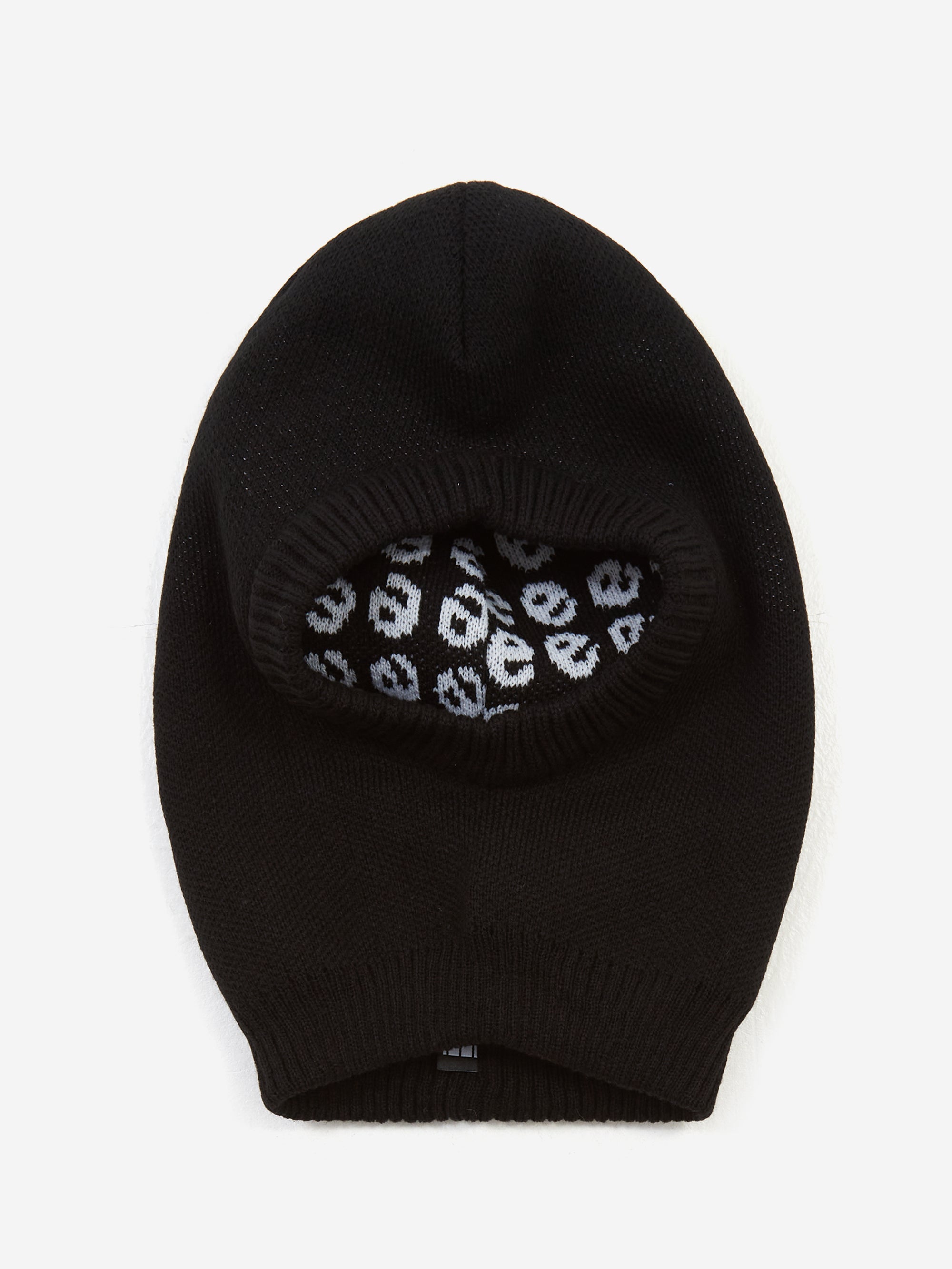 The Trilogy Tapes Reversible Knitted Hood - Black – Goodhood