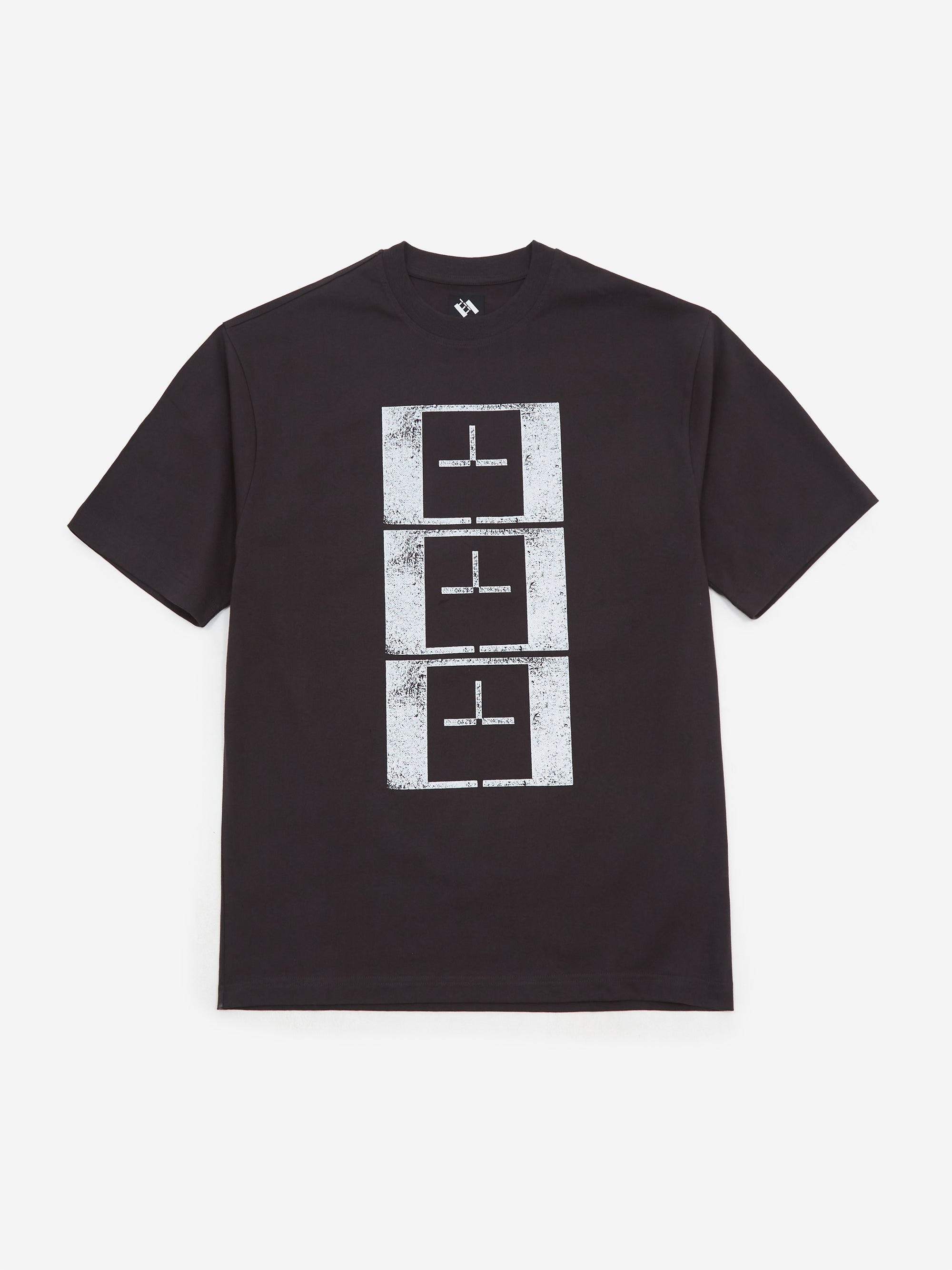 The Trilogy Tapes TTT Upside Down Stamp T-Shirt - Black – Goodhood