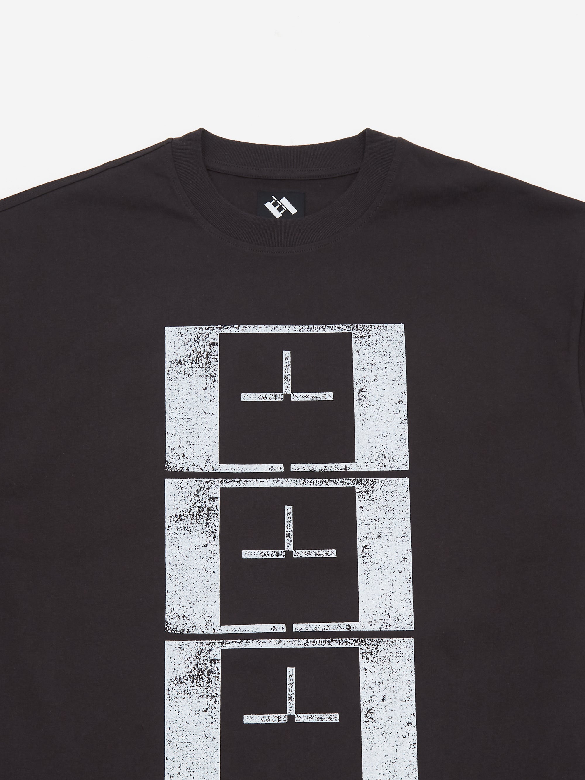 The Trilogy Tapes TTT Upside Down Stamp T-Shirt - Black – Goodhood