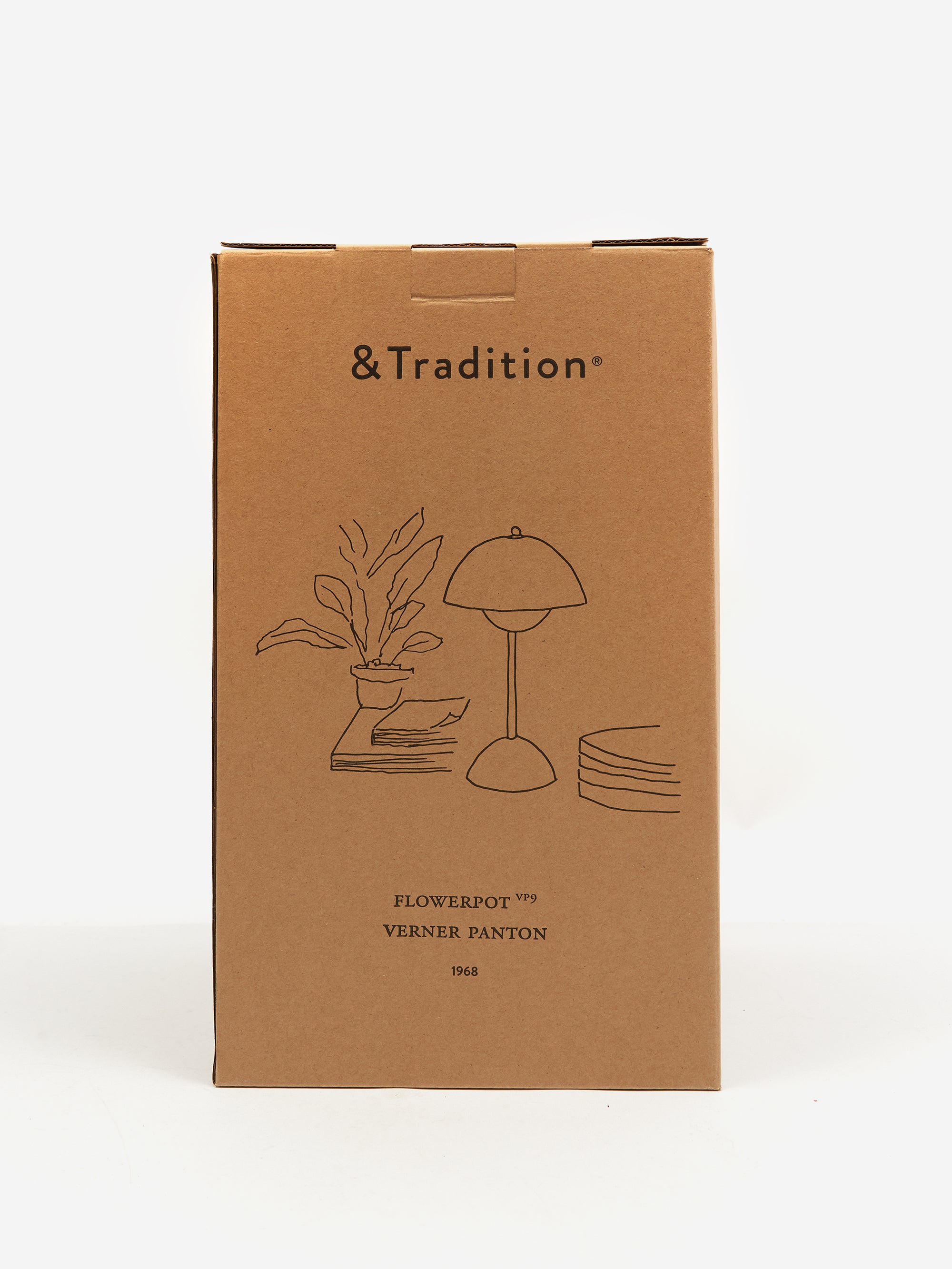 &Tradition Flowerpot Table Portable VP9 - Mustard – Goodhood