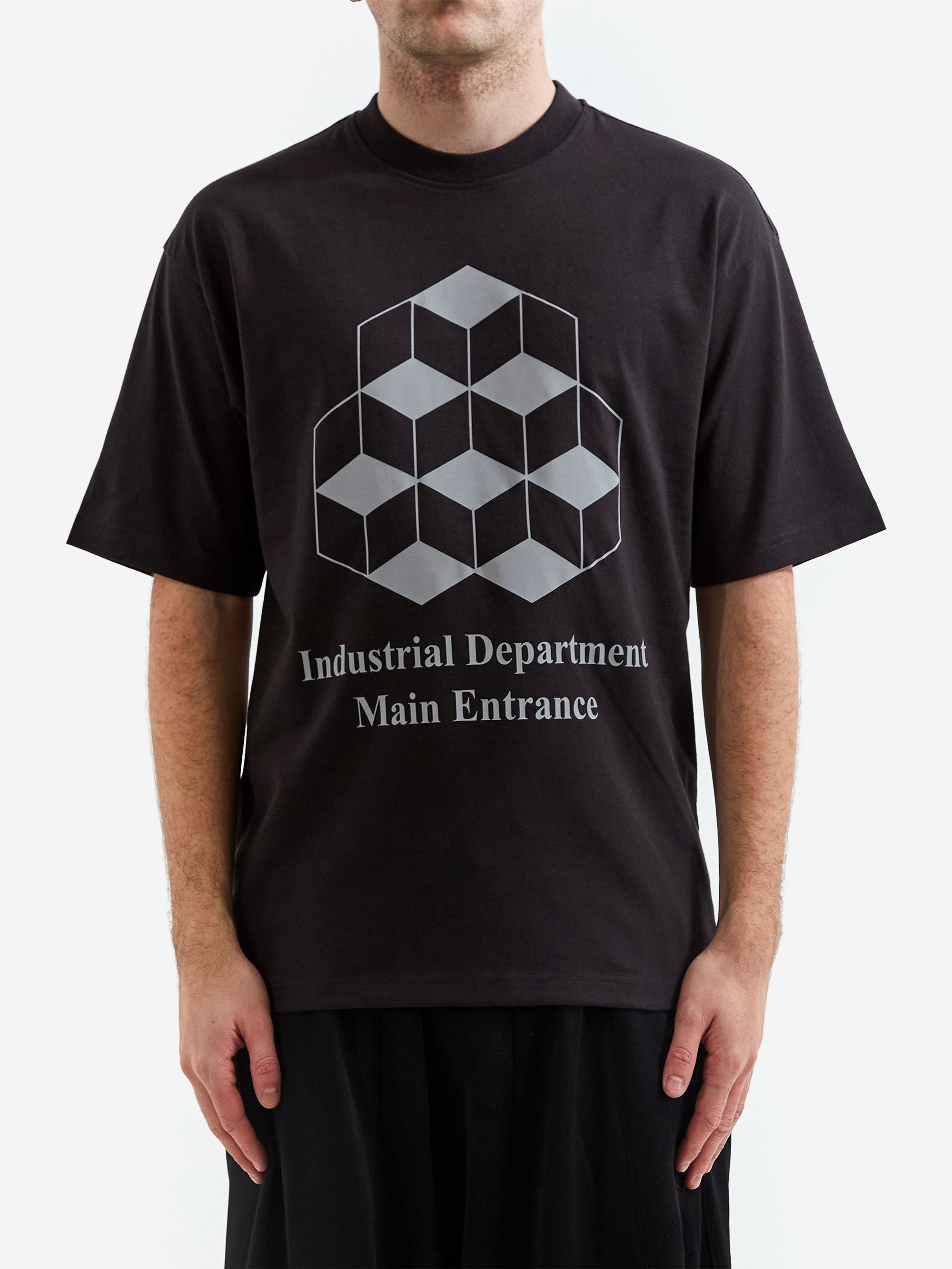 The Trilogy Tapes TTT Industrial Department T-Shirt - Black – Goodhood