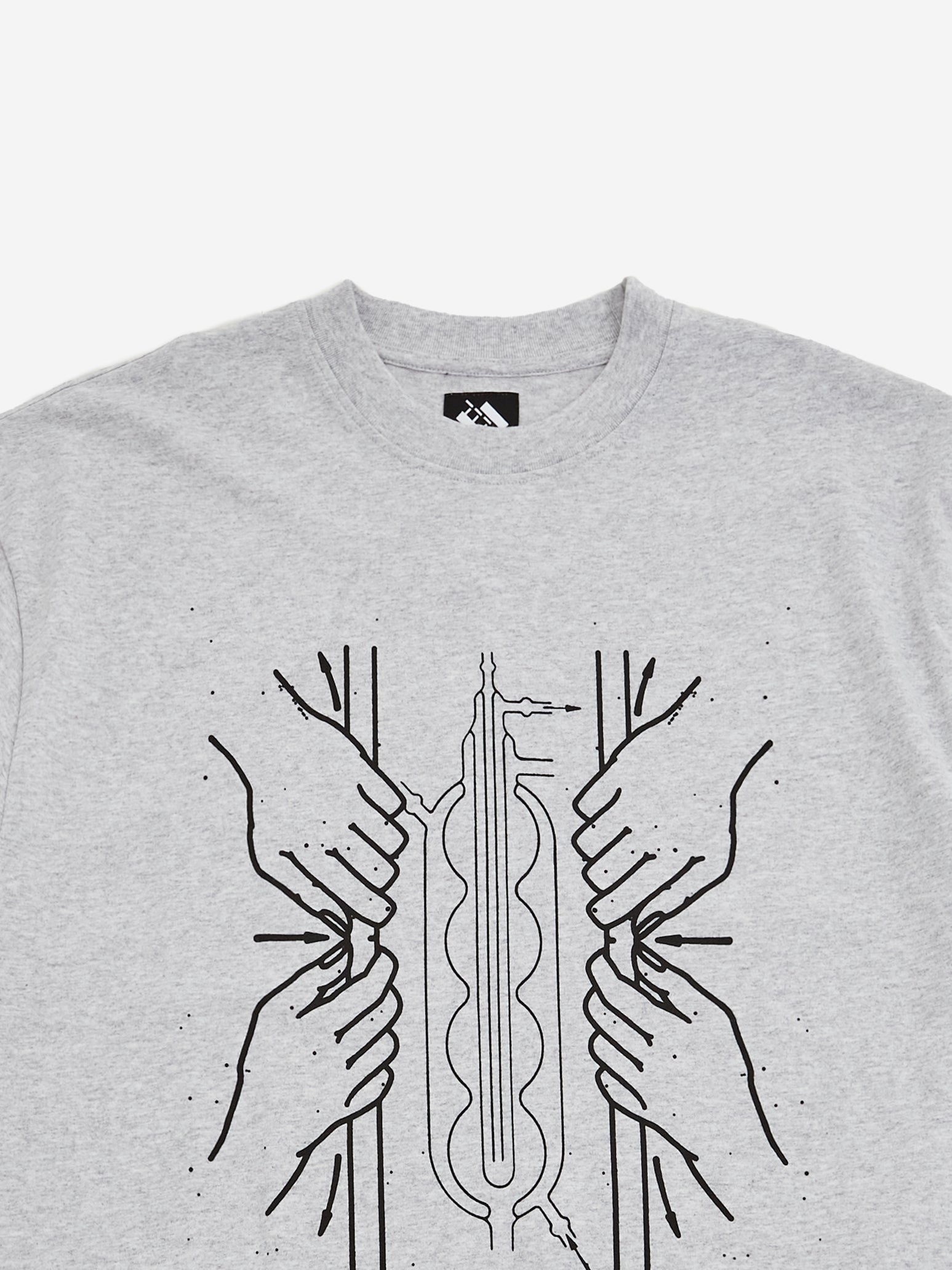 The Trilogy Tapes TTT Pressure Small T-Shirt - Grey Marl – Goodhood
