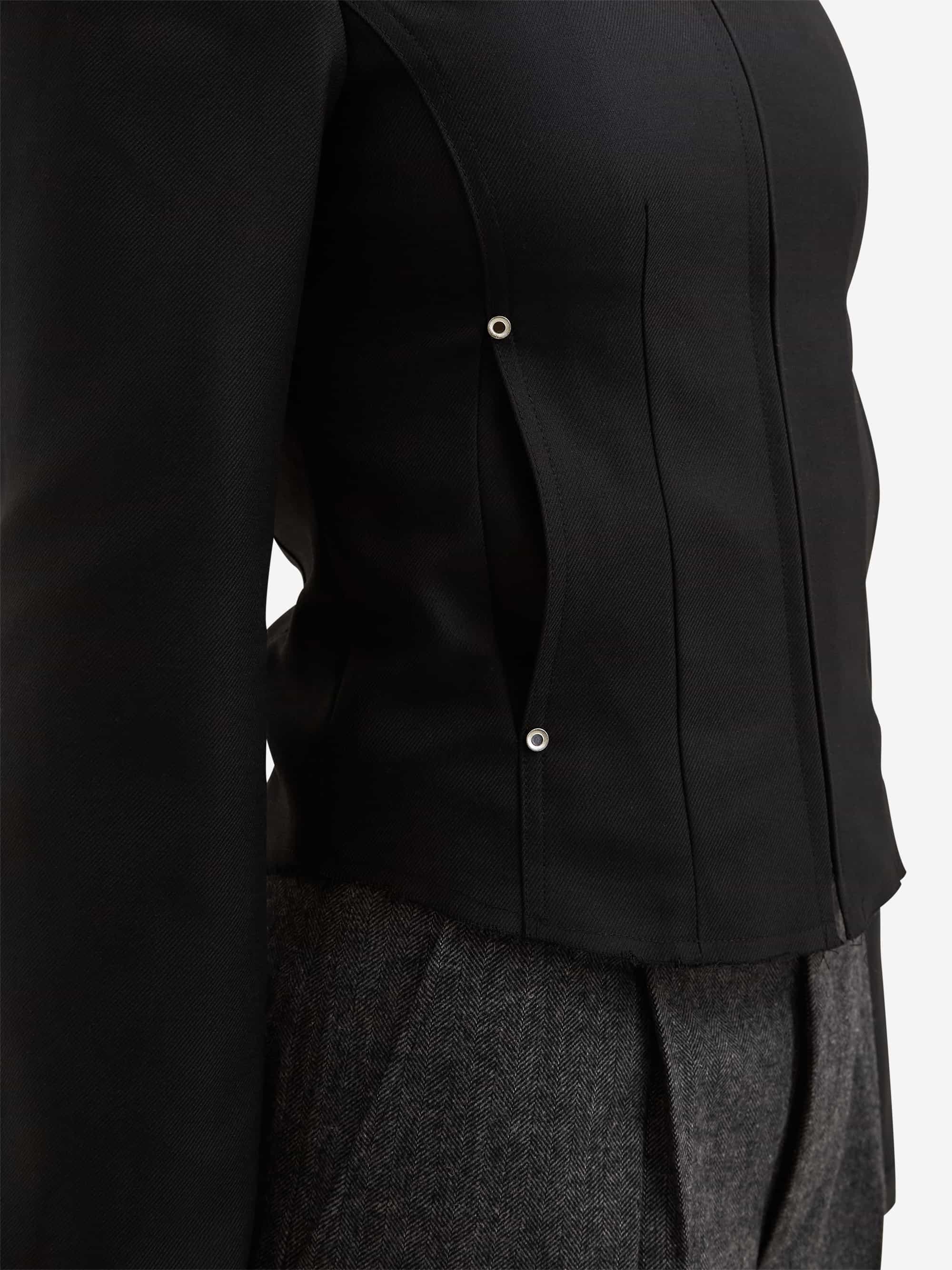 Tonywack Distressed Wool Short Jacket - Black – Goodhood