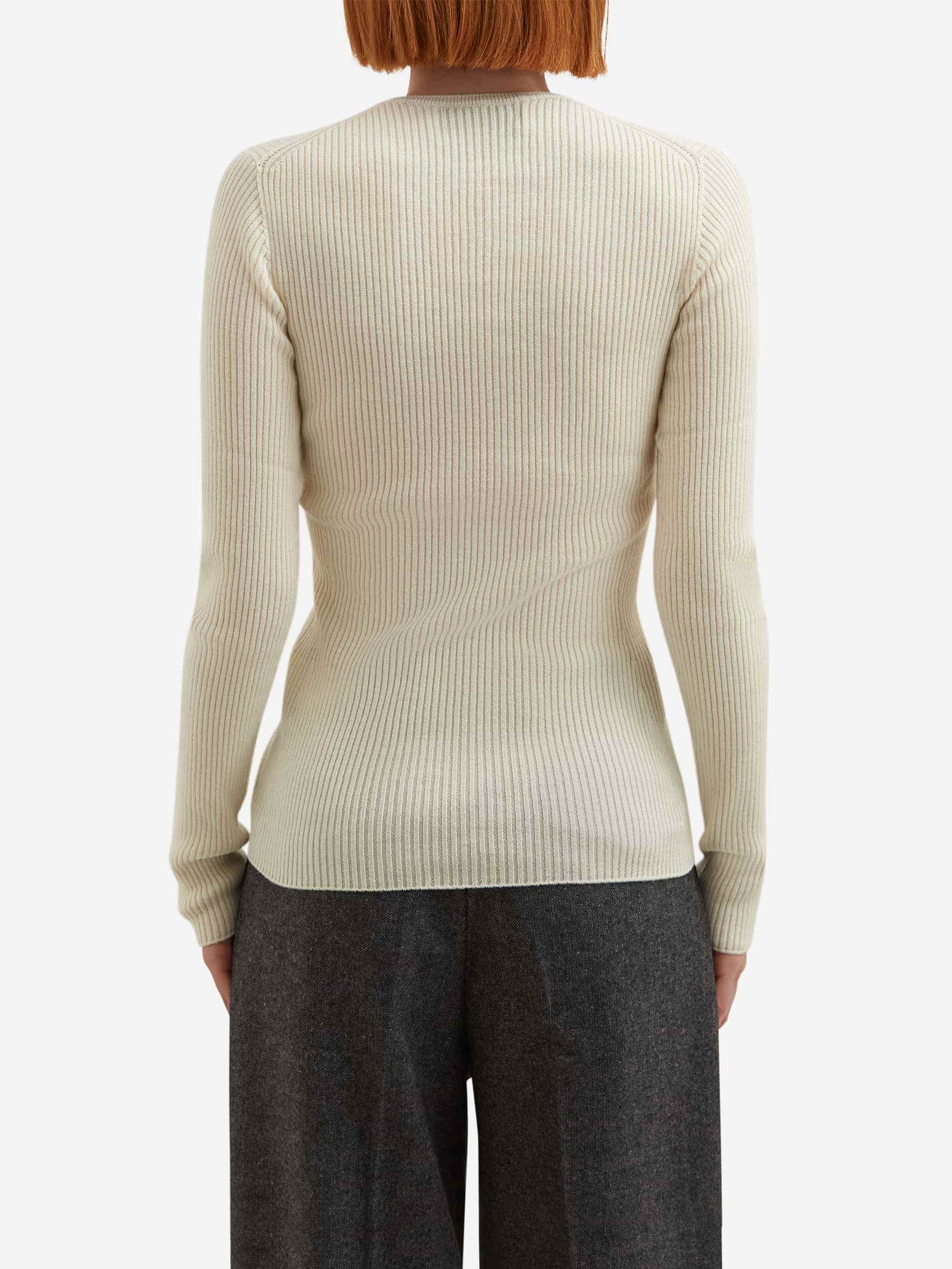 Tonywack Superfine Wool Ribbed Sweater - Ivory – Goodhood
