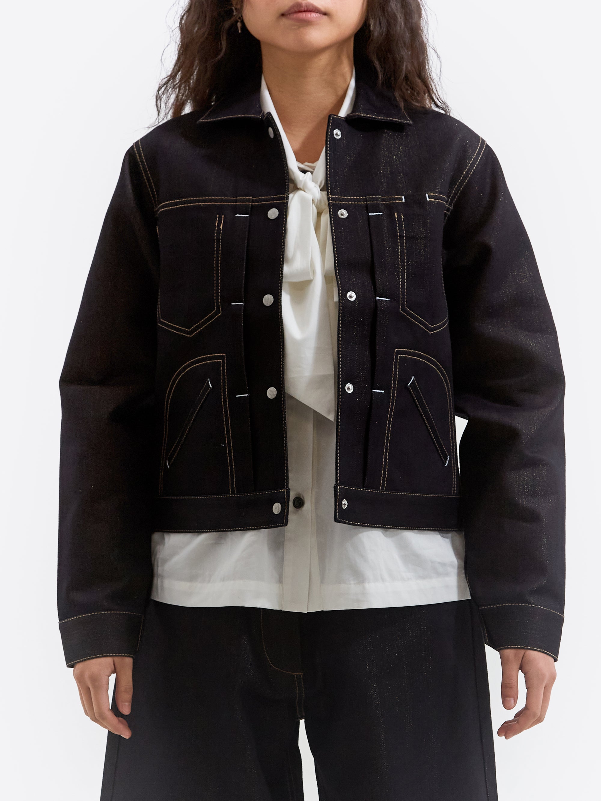 W'menswear Engineers Jacket - Indigo/Gold – Goodhood